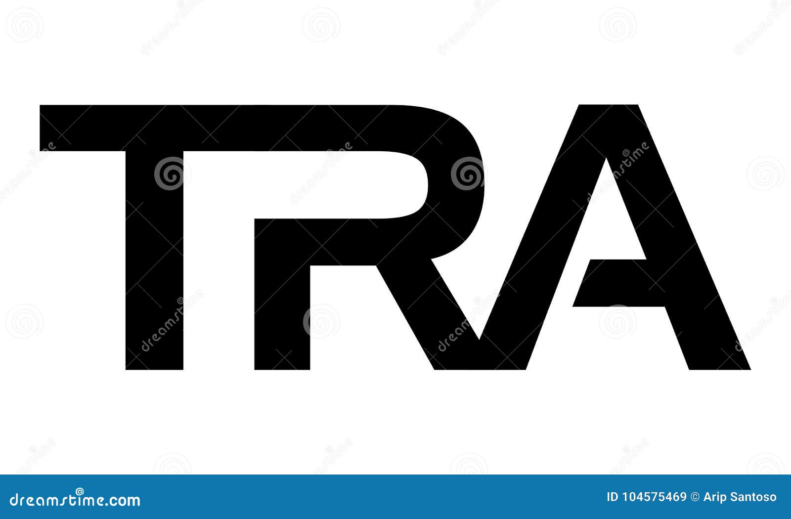 Letter TRA Modern stock vector. Illustration of concept - 104575469