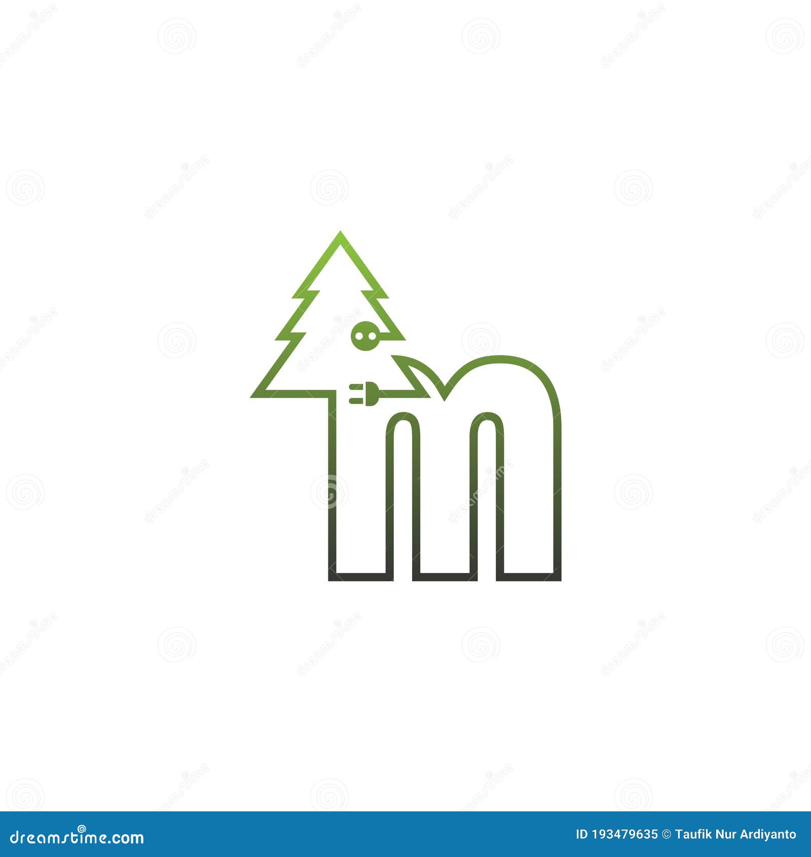 Letter Tree Logo, Concept Letter + Icon Tree Vector Stock Vector ...