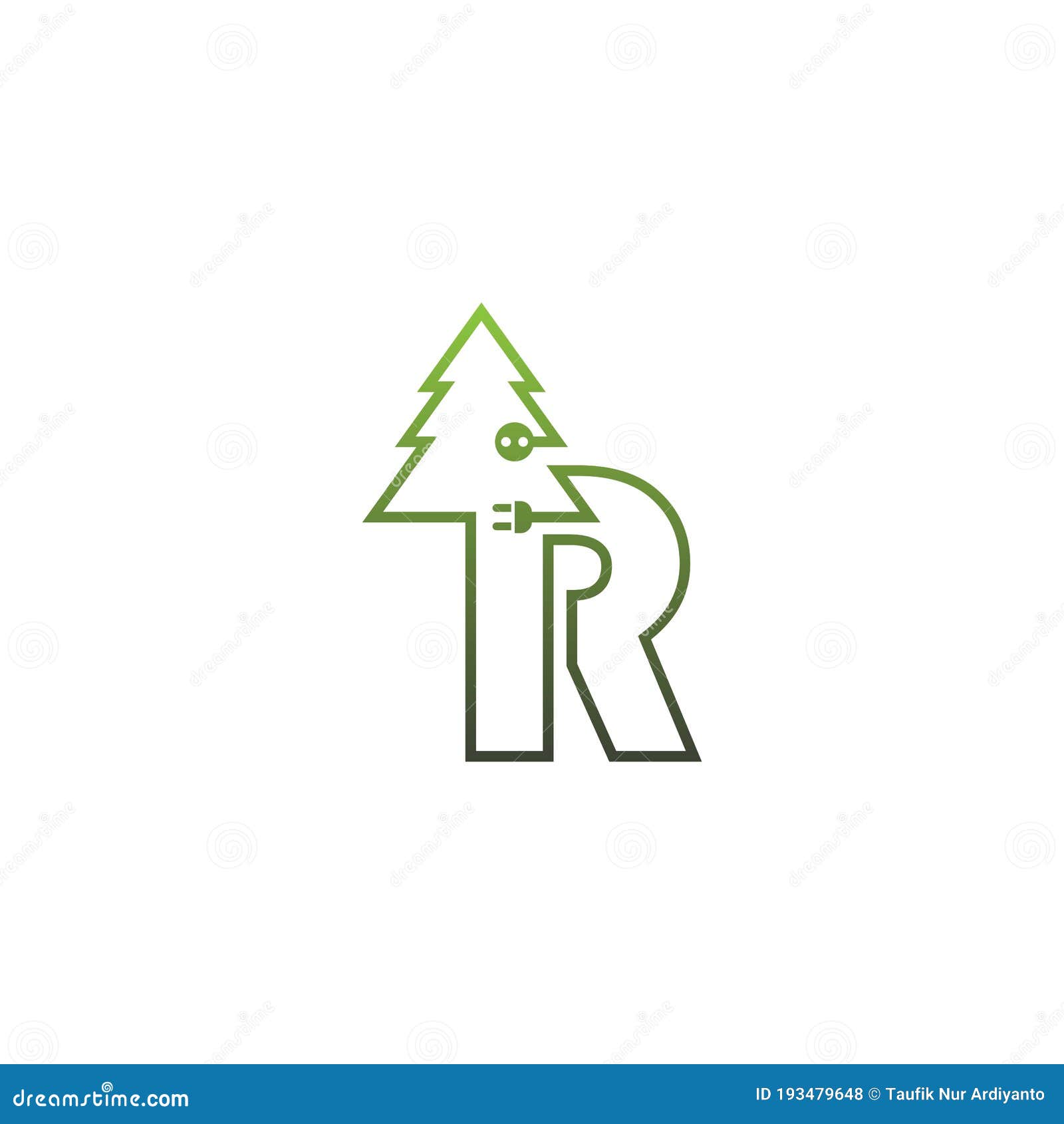 Letter Tree Logo, Concept Letter + Icon Tree Vector Stock Vector ...