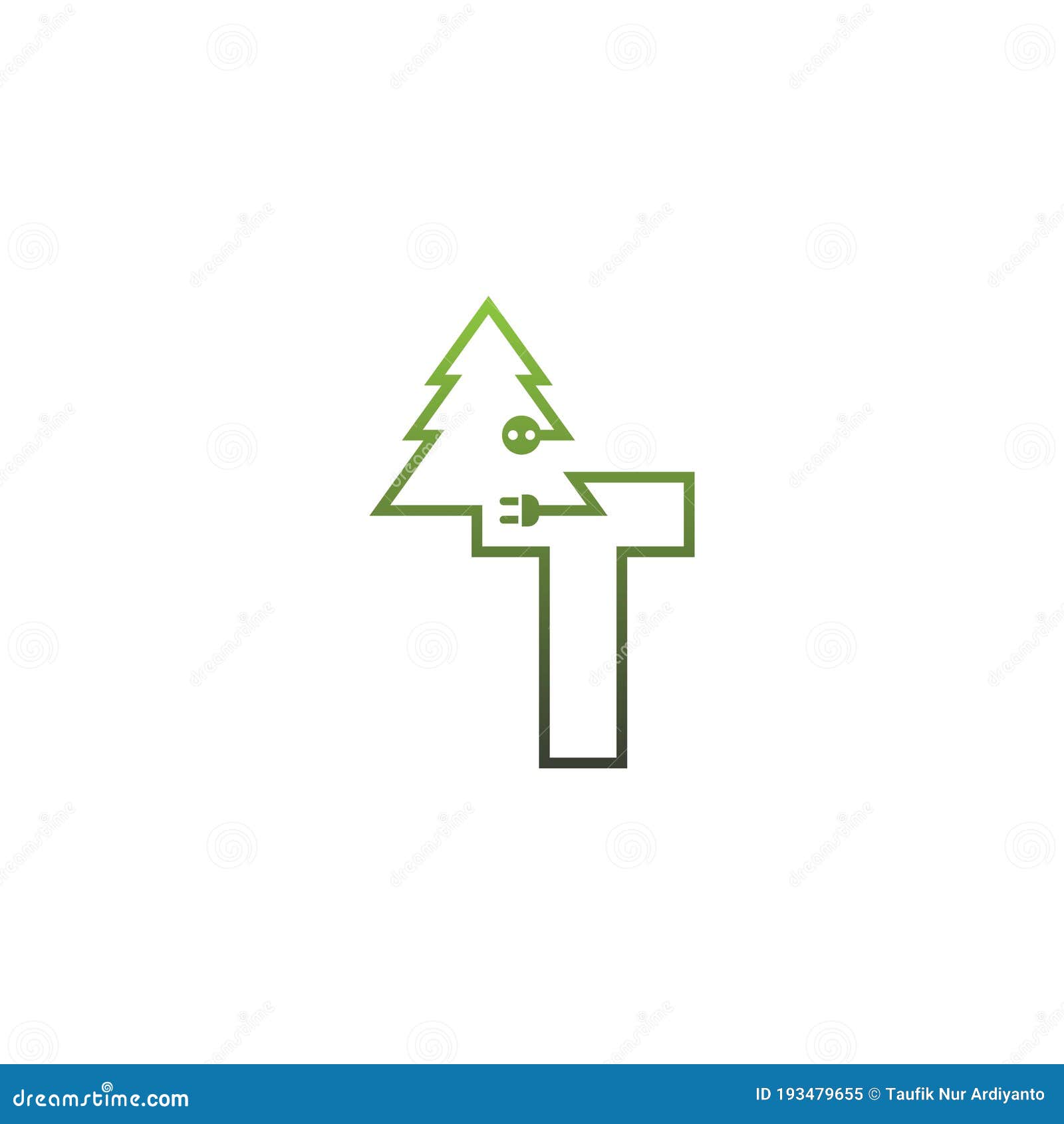 Letter Tree Logo, Concept Letter + Icon Tree Vector Stock Vector ...
