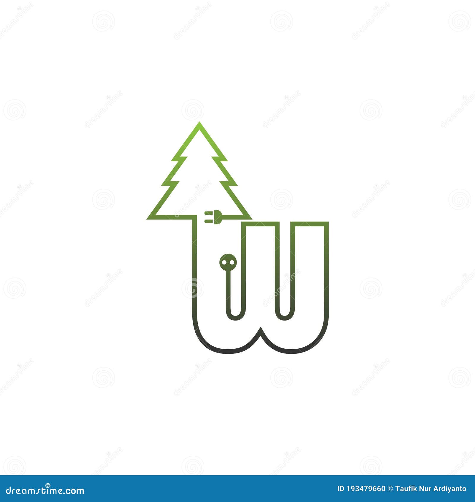 Letter Tree Logo, Concept Letter + Icon Tree Vector Stock Vector ...