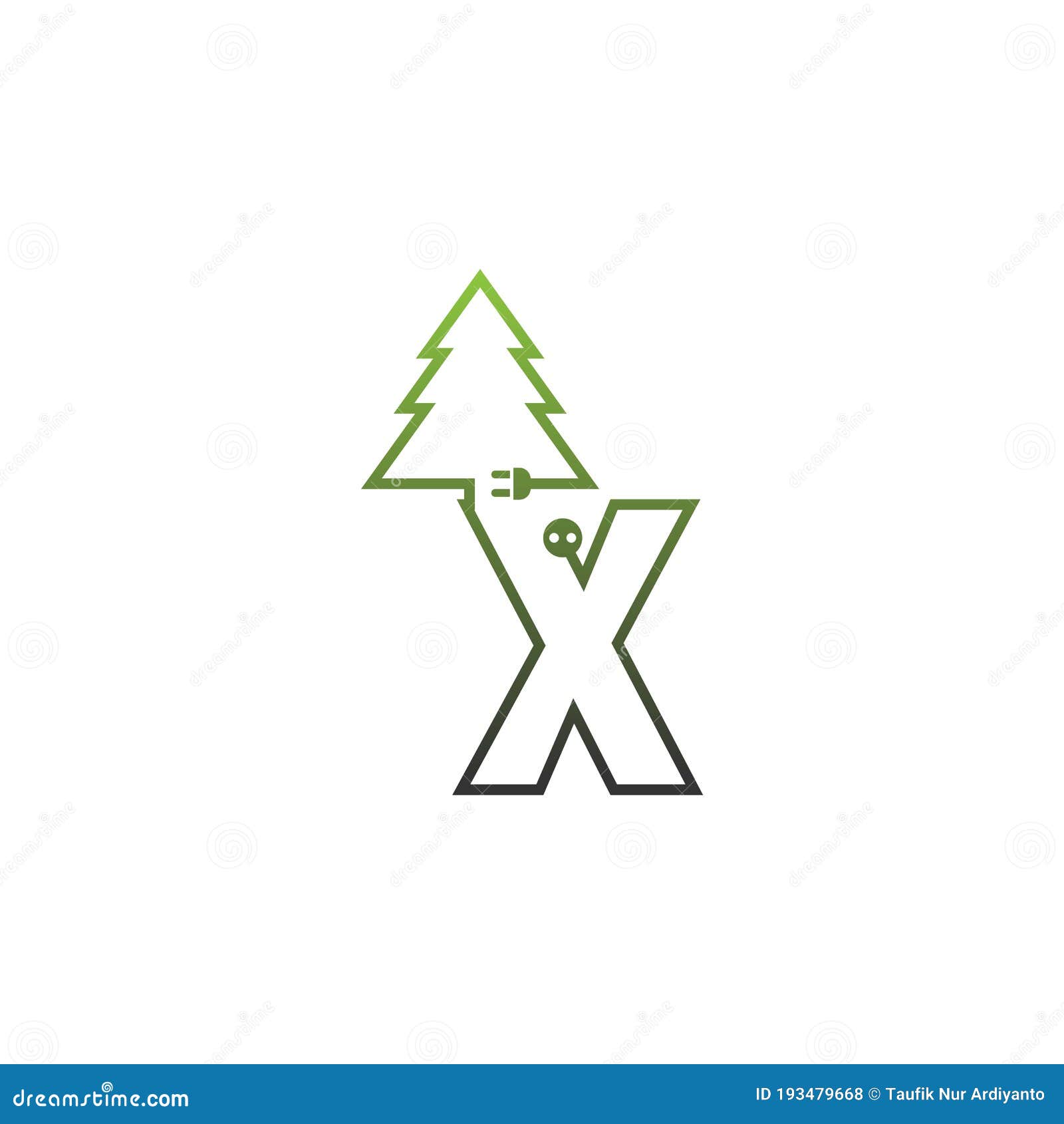 Letter Tree Logo, Concept Letter + Icon Tree Vector Stock Vector ...
