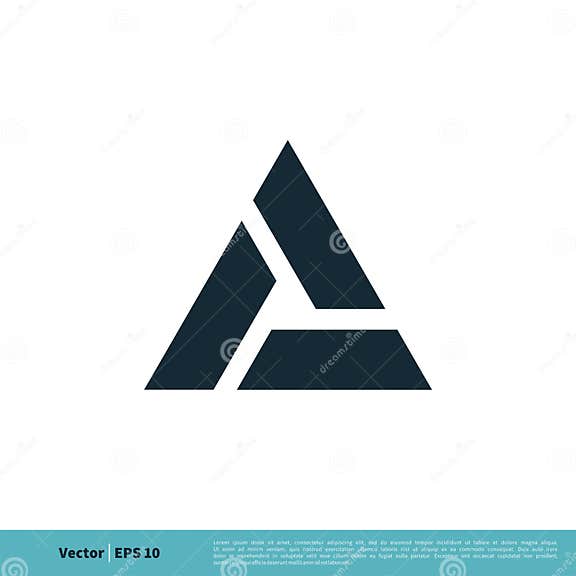 Letter a Trinity Icon Vector Logo Template Illustration Design. Vector ...