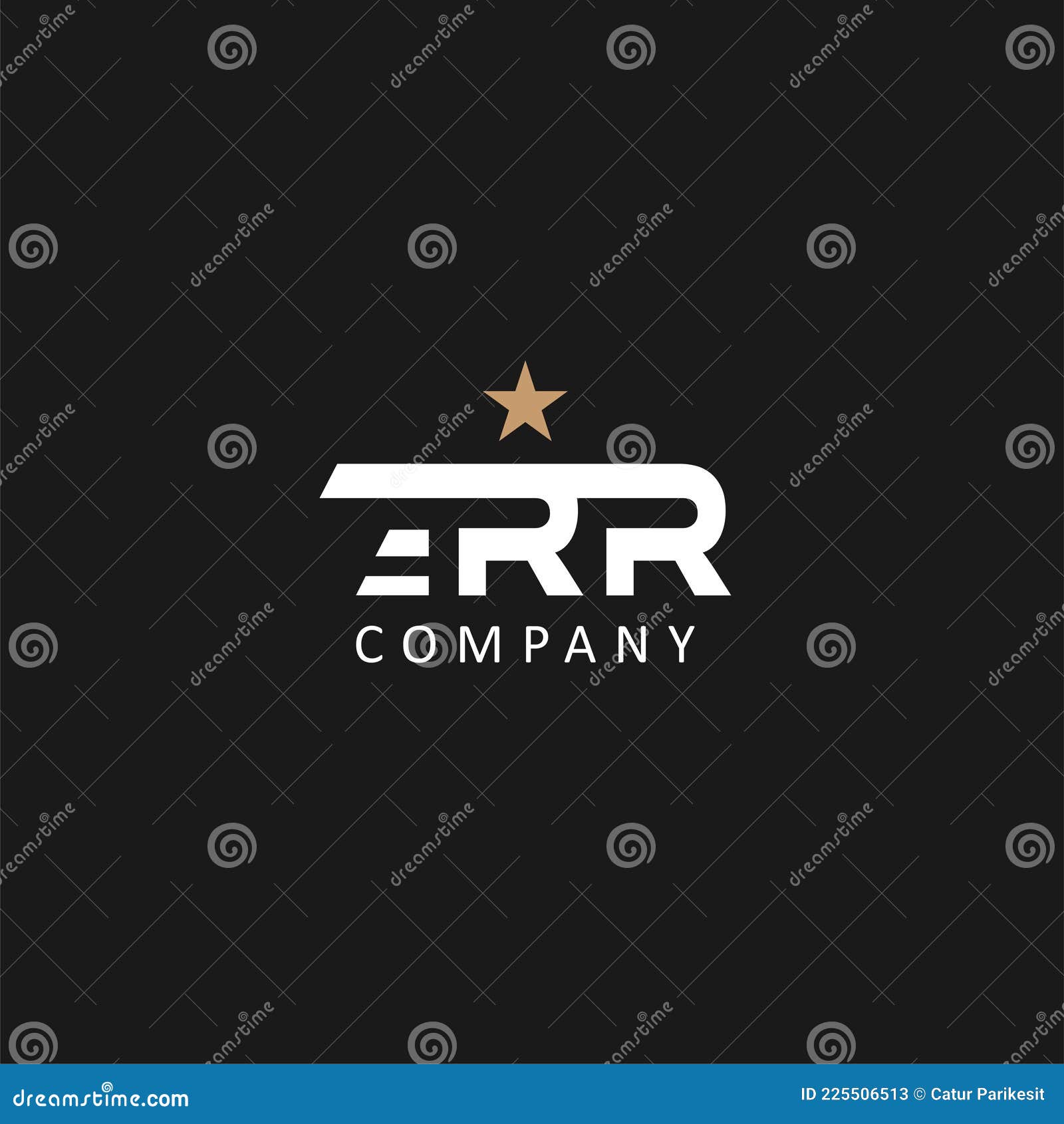 Letter TRR Modern Logo Design Vector Illustration Stock Vector ...