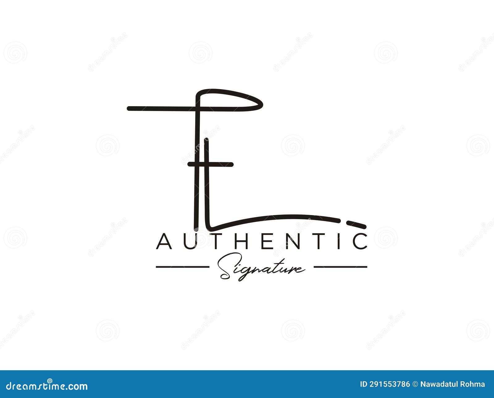Letter TT Signature Logo Template Vector Stock Vector - Illustration of ...