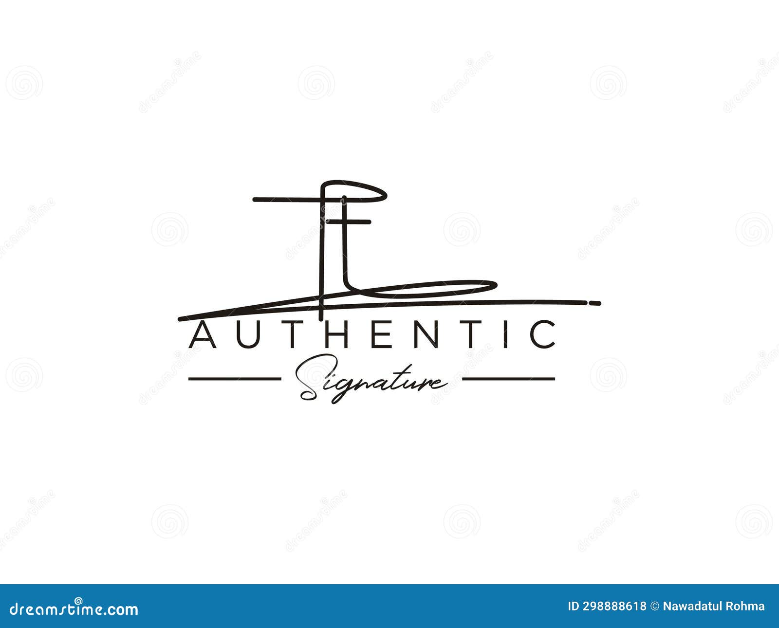 Letter TT Signature Logo Template Vector Stock Vector - Illustration of ...