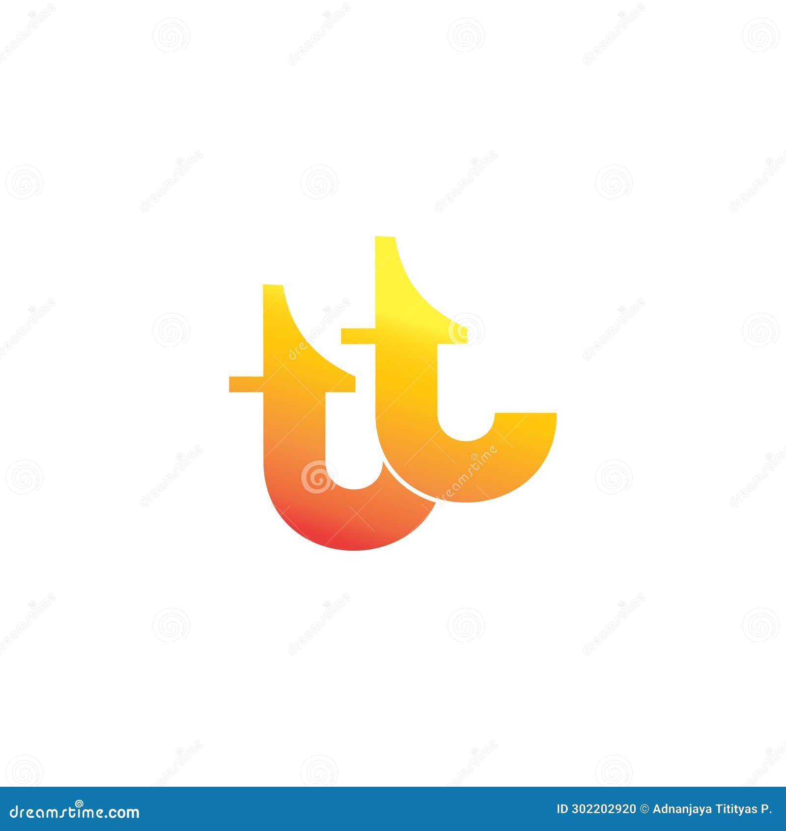 Letter Tt Simple Gradient Symbol Logo Vector Stock Vector ...