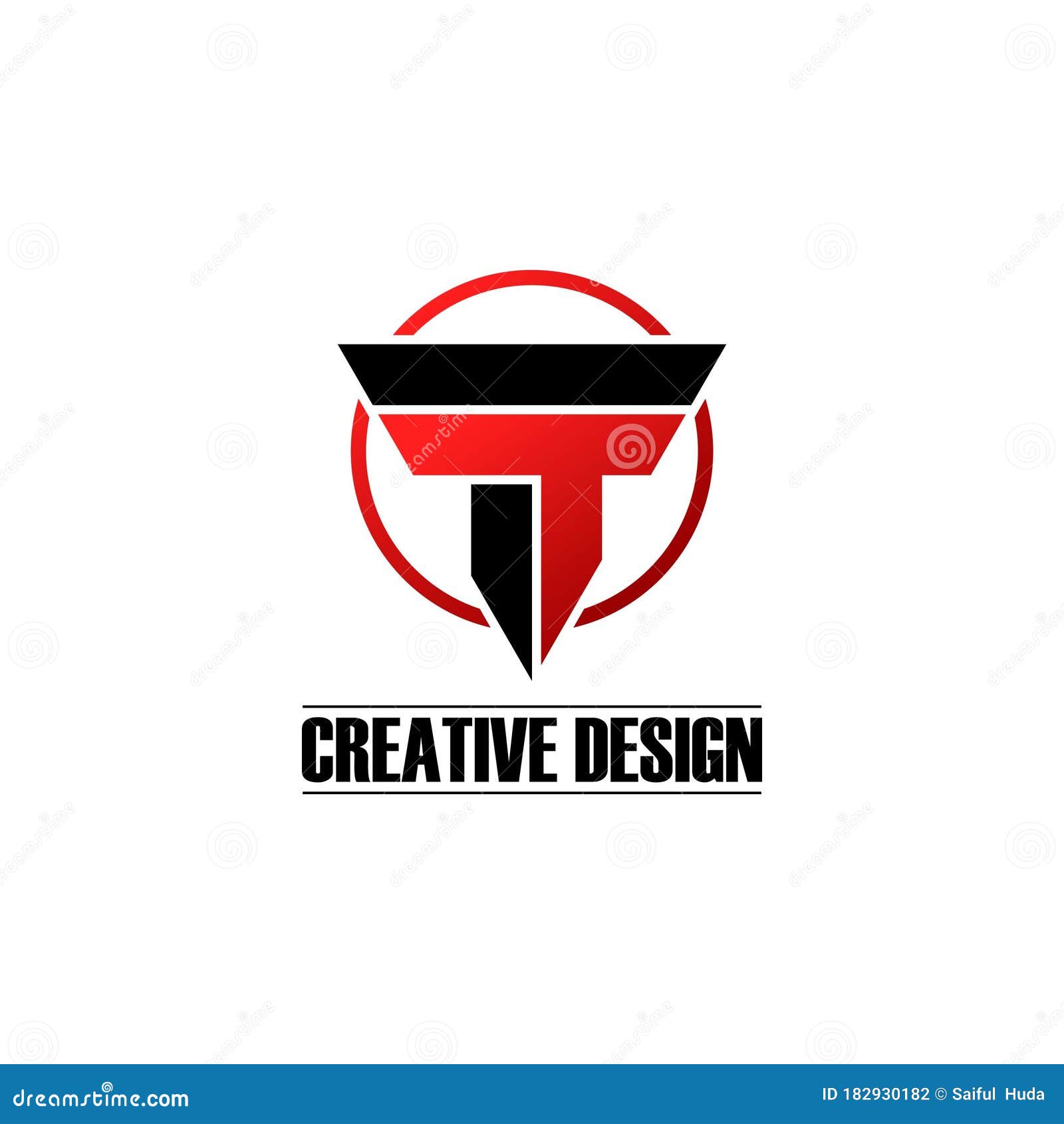 Letter TT Simple Logo Icon Design Vector. Stock Vector - Illustration ...