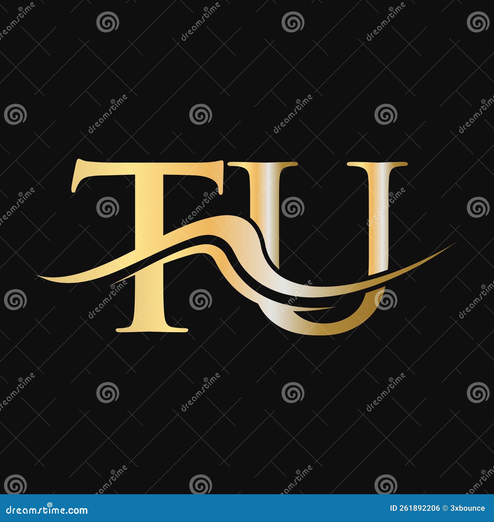 Letter TU Logo Design. Initial TU Logotype Template for Business and ...