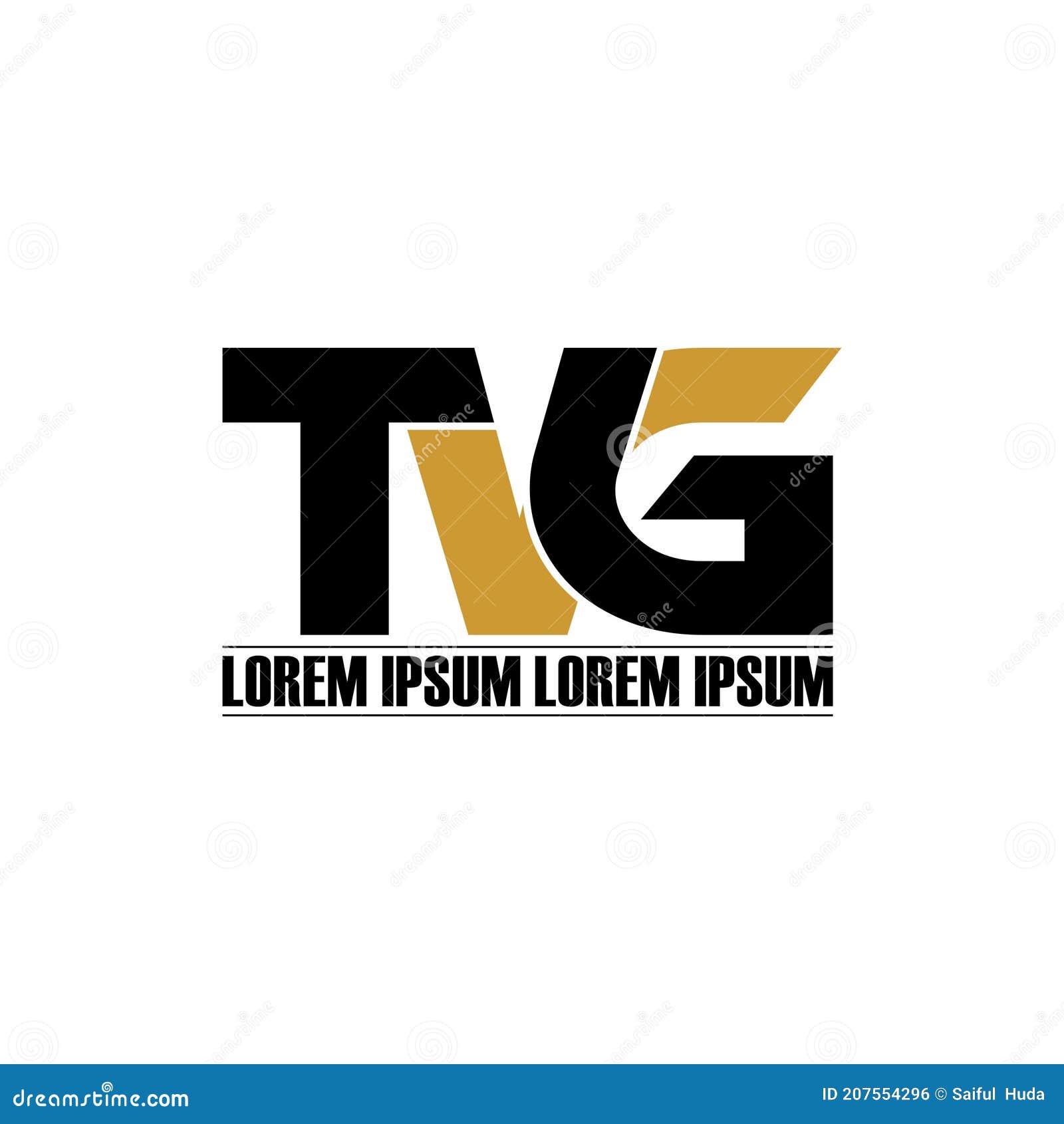 Letter TVG Simple Monogram Logo Icon Design. Stock Vector ...