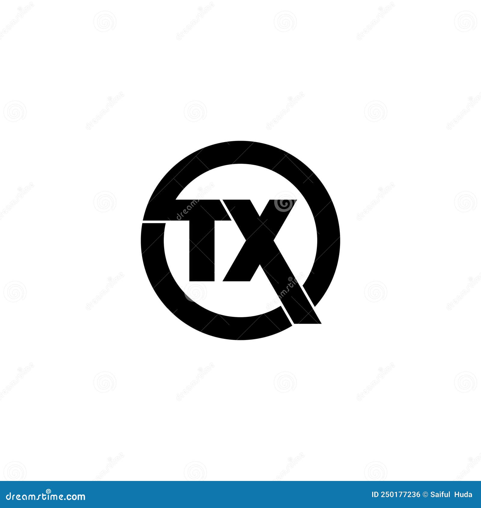Letter TX Simple Monogram Logo Icon Design. Stock Vector - Illustration ...