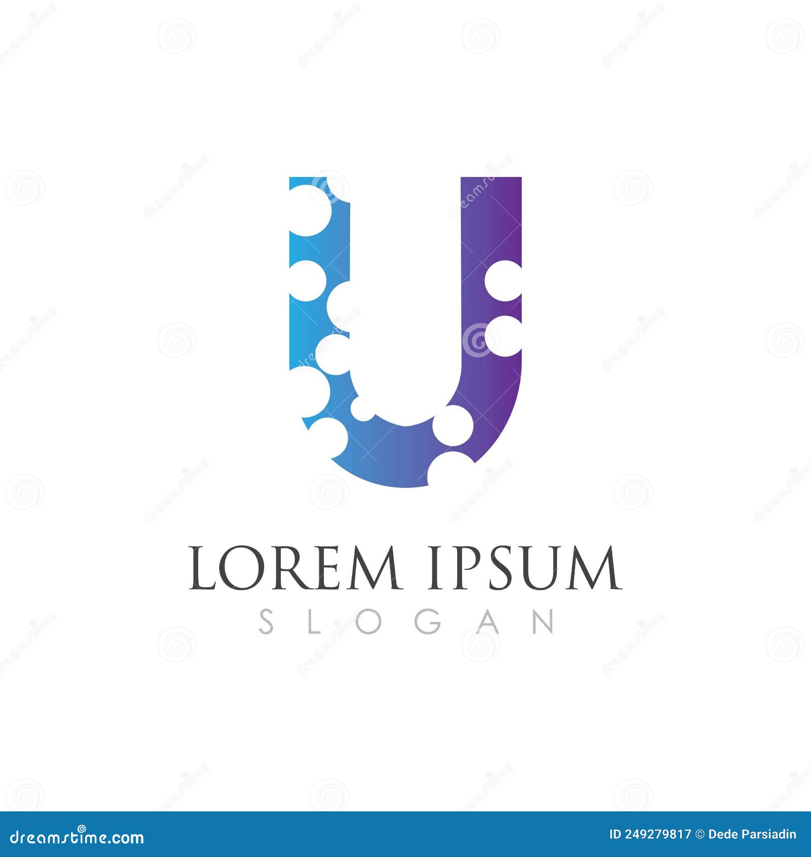 Letter U Business Corporate Abstract Unity Vector Logo Design Template ...
