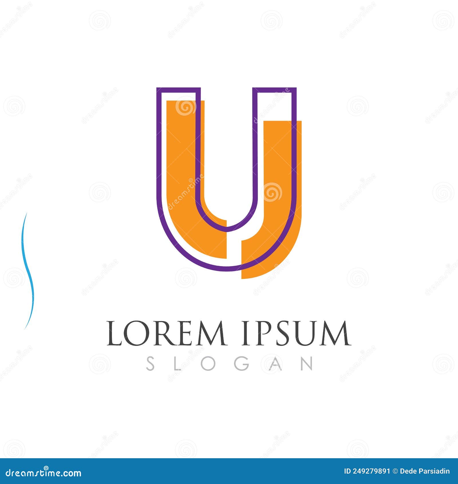 Letter U Business Corporate Abstract Unity Vector Logo Design Template ...