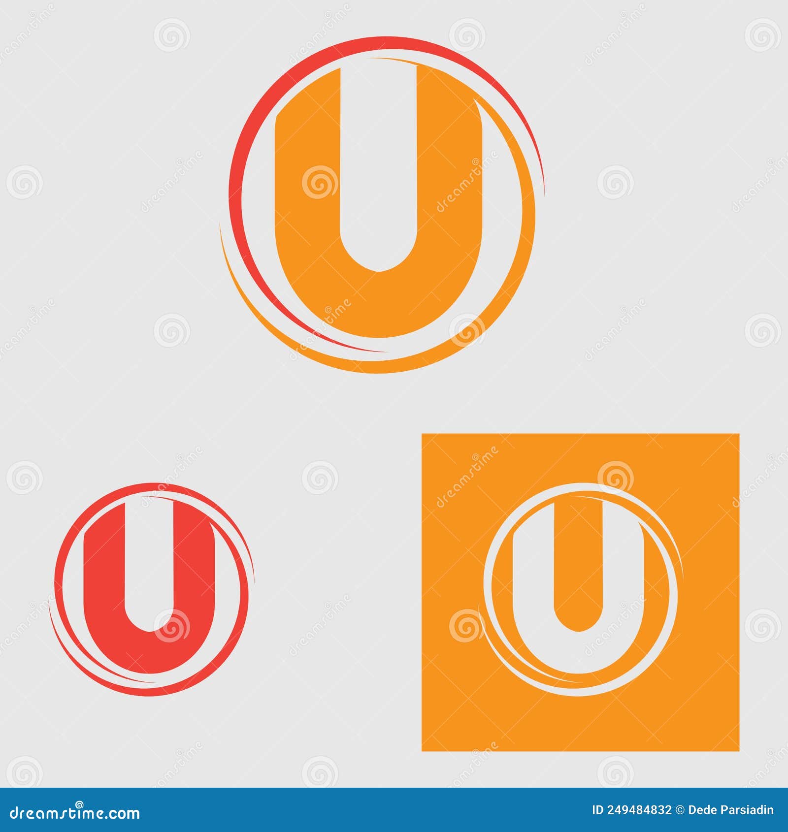 Letter U Business Corporate Abstract Unity Vector Logo Design Template ...