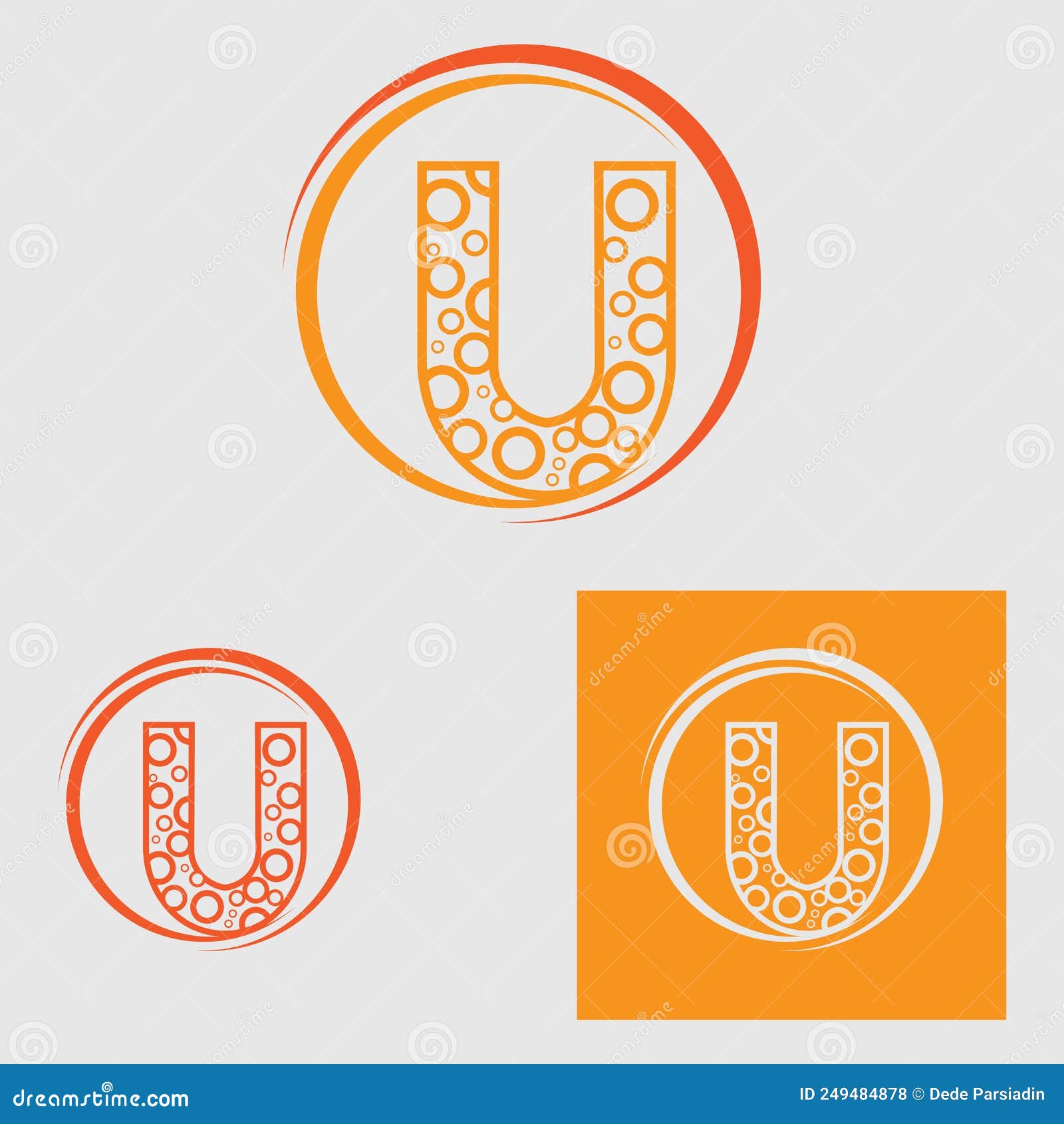Letter U Business Corporate Abstract Unity Vector Logo Design Template ...