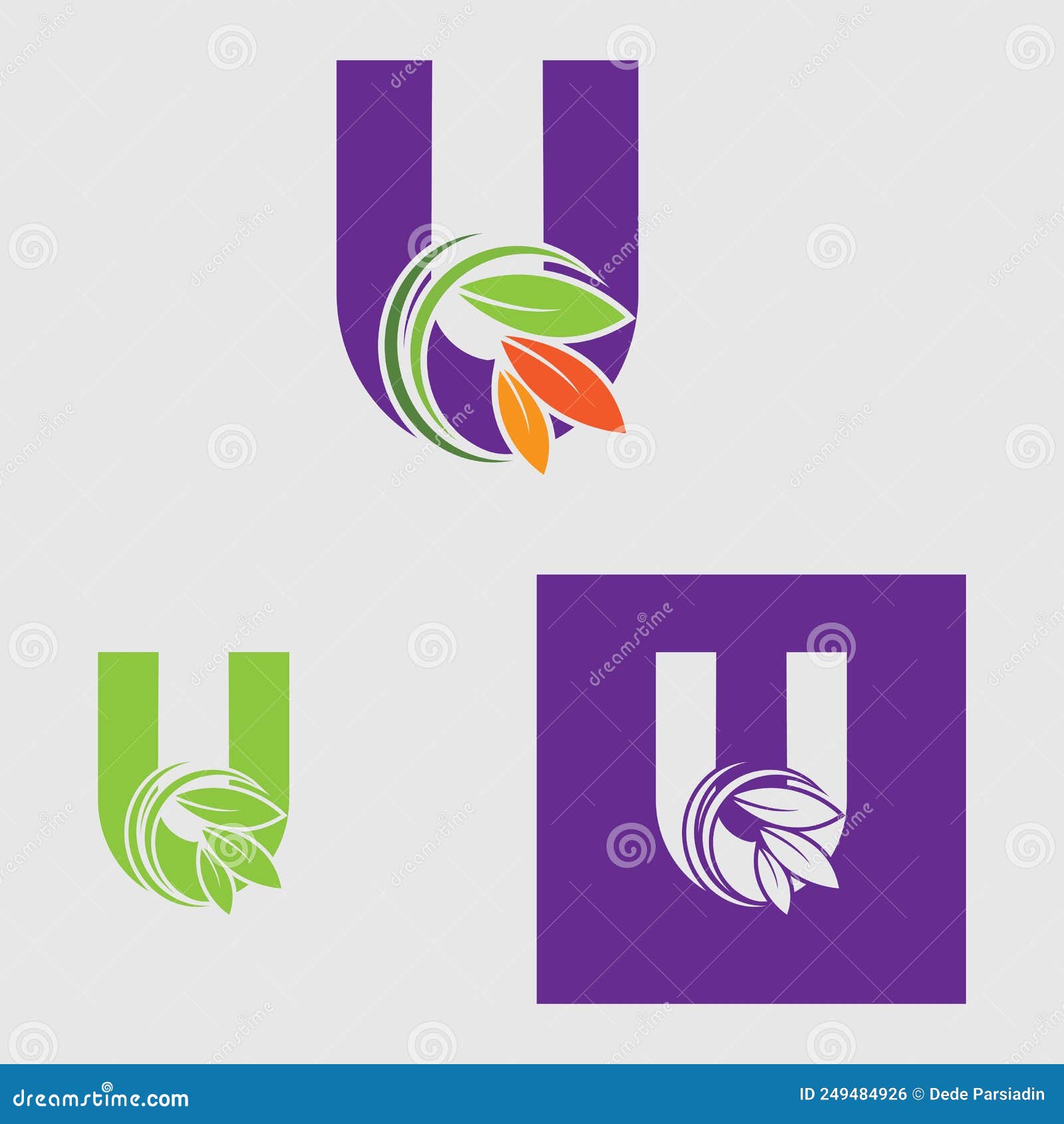 Letter U Business Corporate Abstract Unity Vector Logo Design Template ...