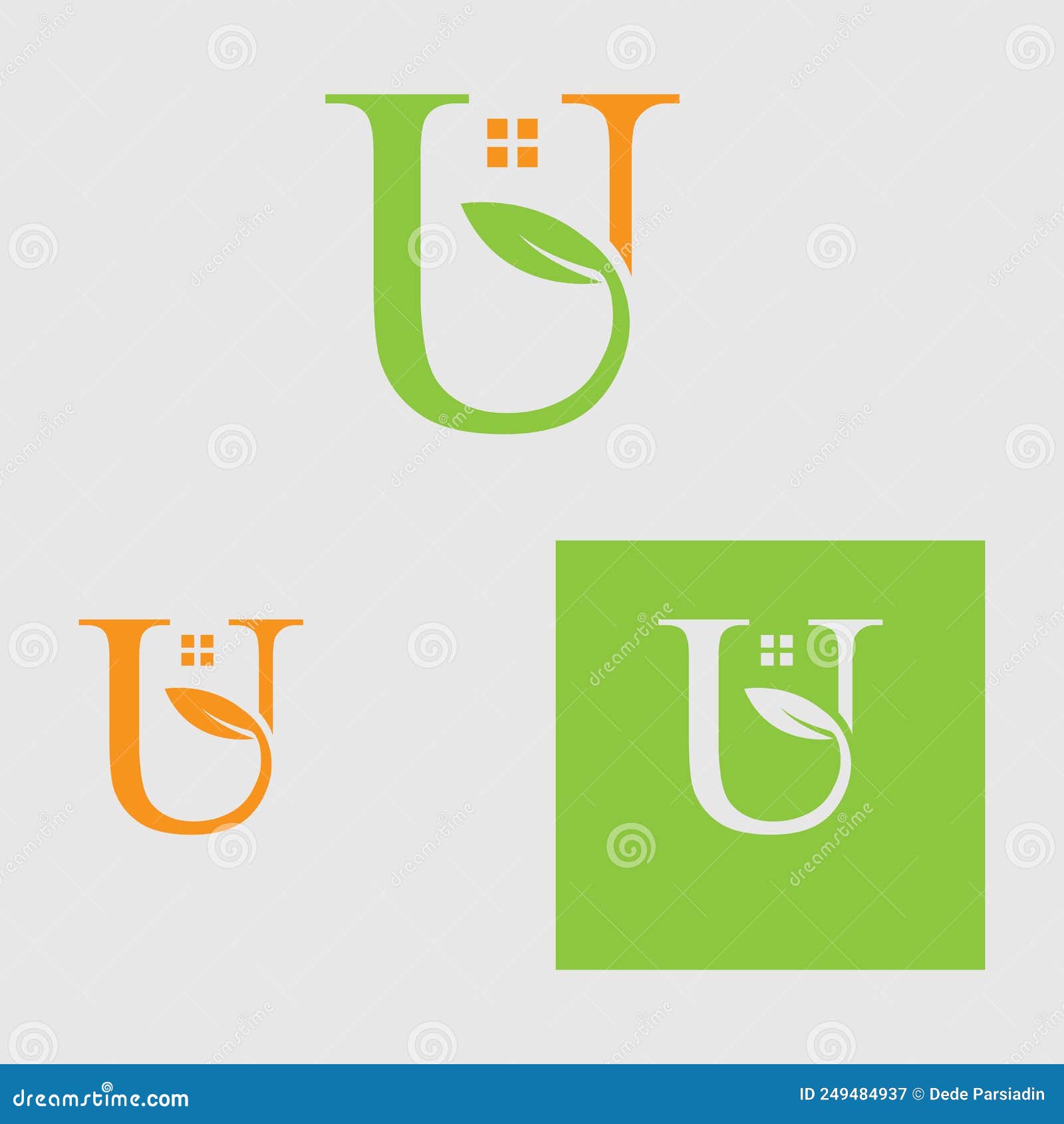 Letter U Business Corporate Abstract Unity Vector Logo Design Template ...