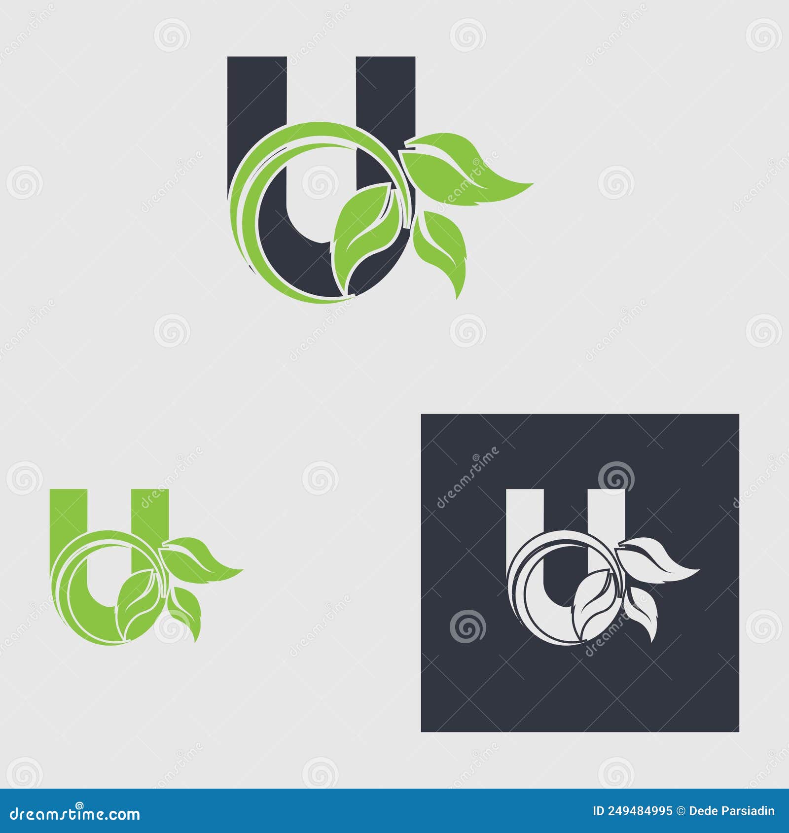 Letter U Business Corporate Abstract Unity Vector Logo Design Template ...