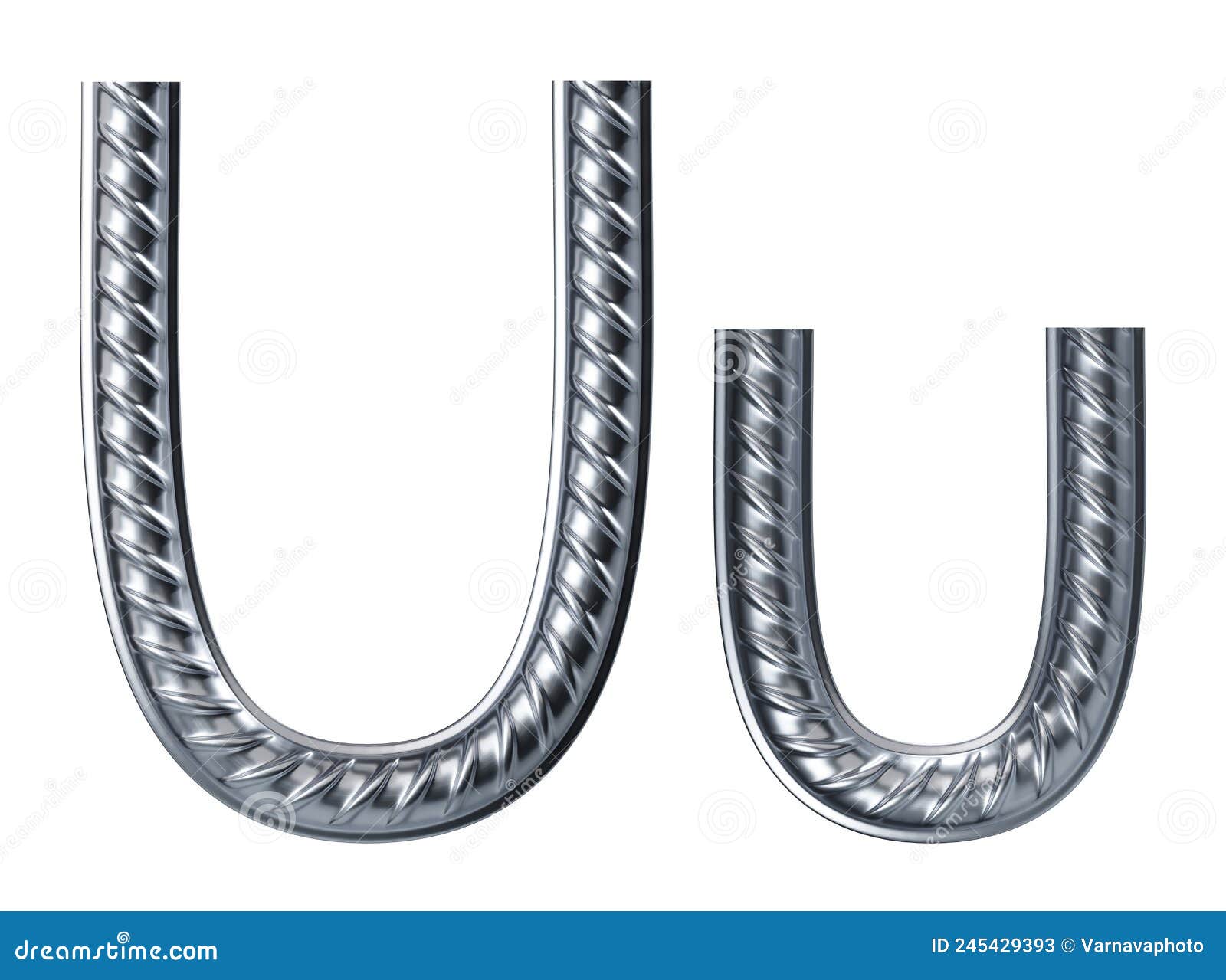 Rebar 3d Render Set On White Royalty-Free Stock Image | CartoonDealer ...