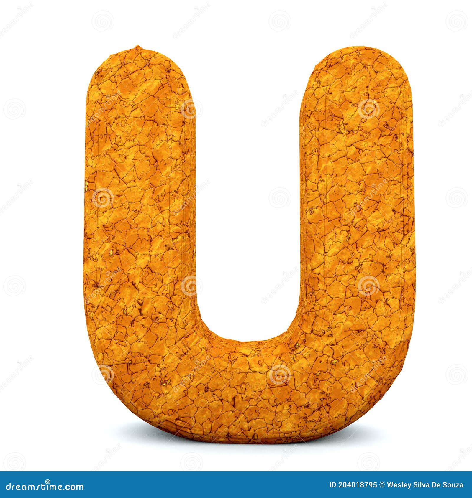 Letter U, Font Soil Drought Cracked, Dry Mud Alphabet, Path Save Stock ...