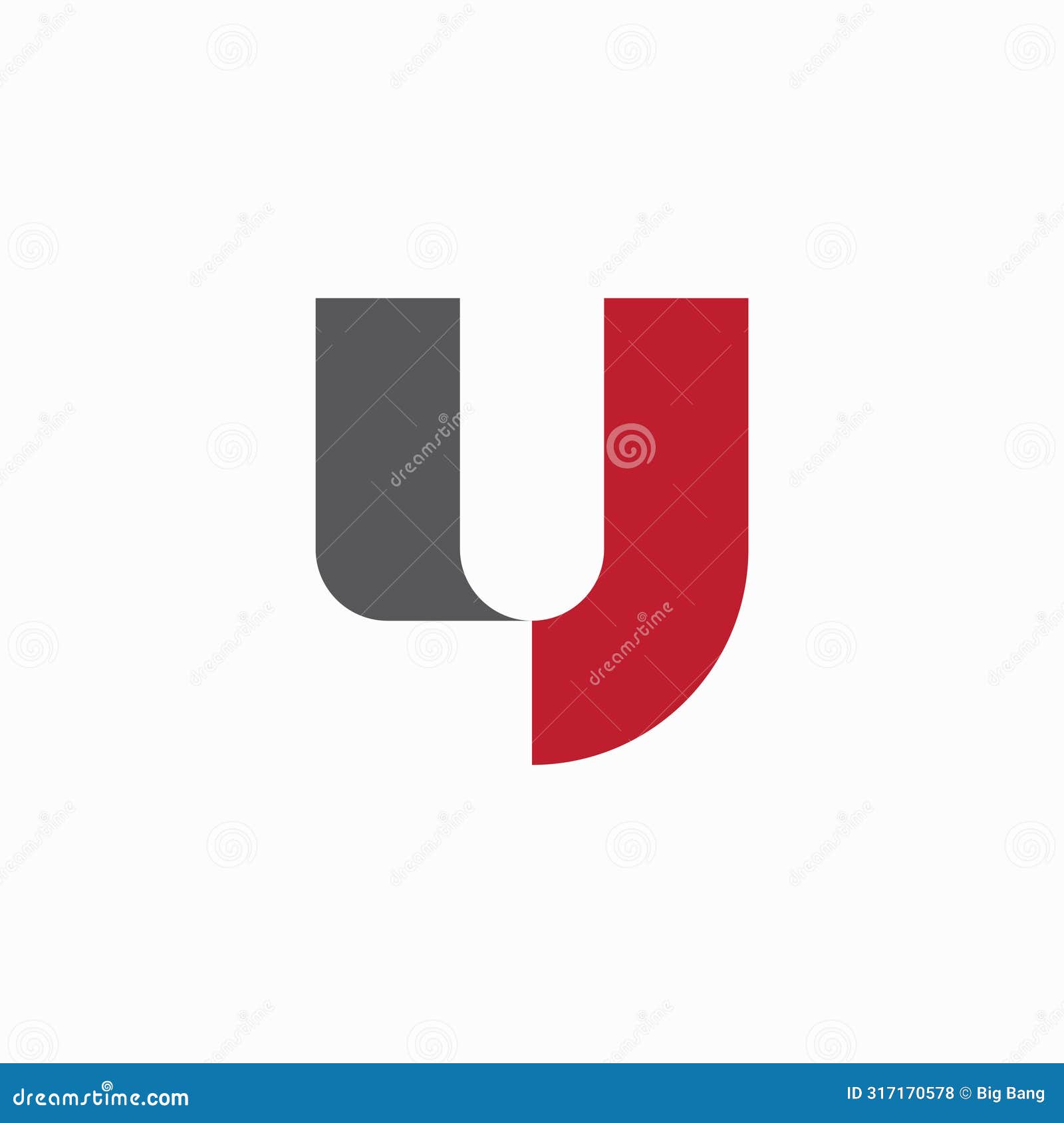 Letter U Logo Design Template Stock Vector - Illustration of template ...