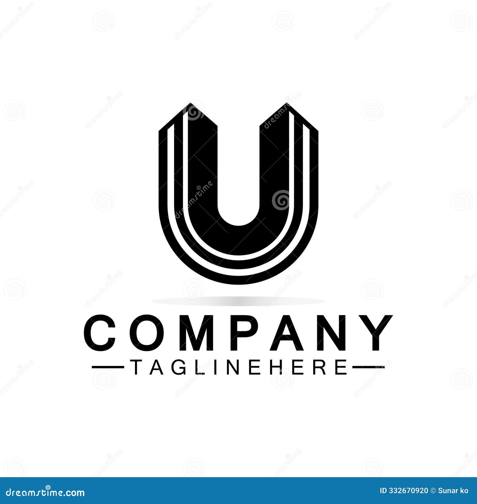 Letter U Logo Icon Design. Modern Business Initial U Stock Vector ...