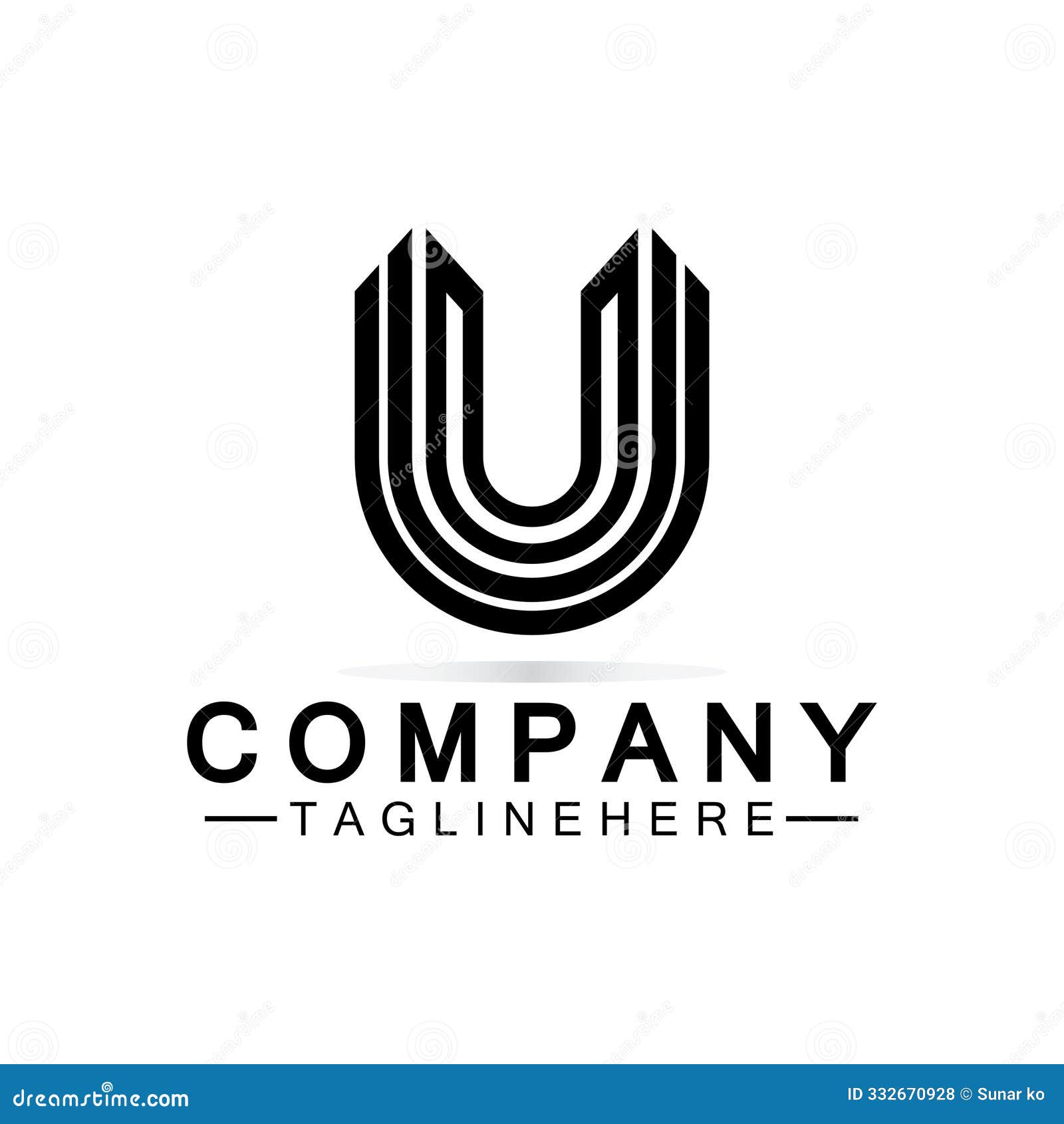 Letter U Logo Icon Design. Modern Business Initial U Stock Vector ...