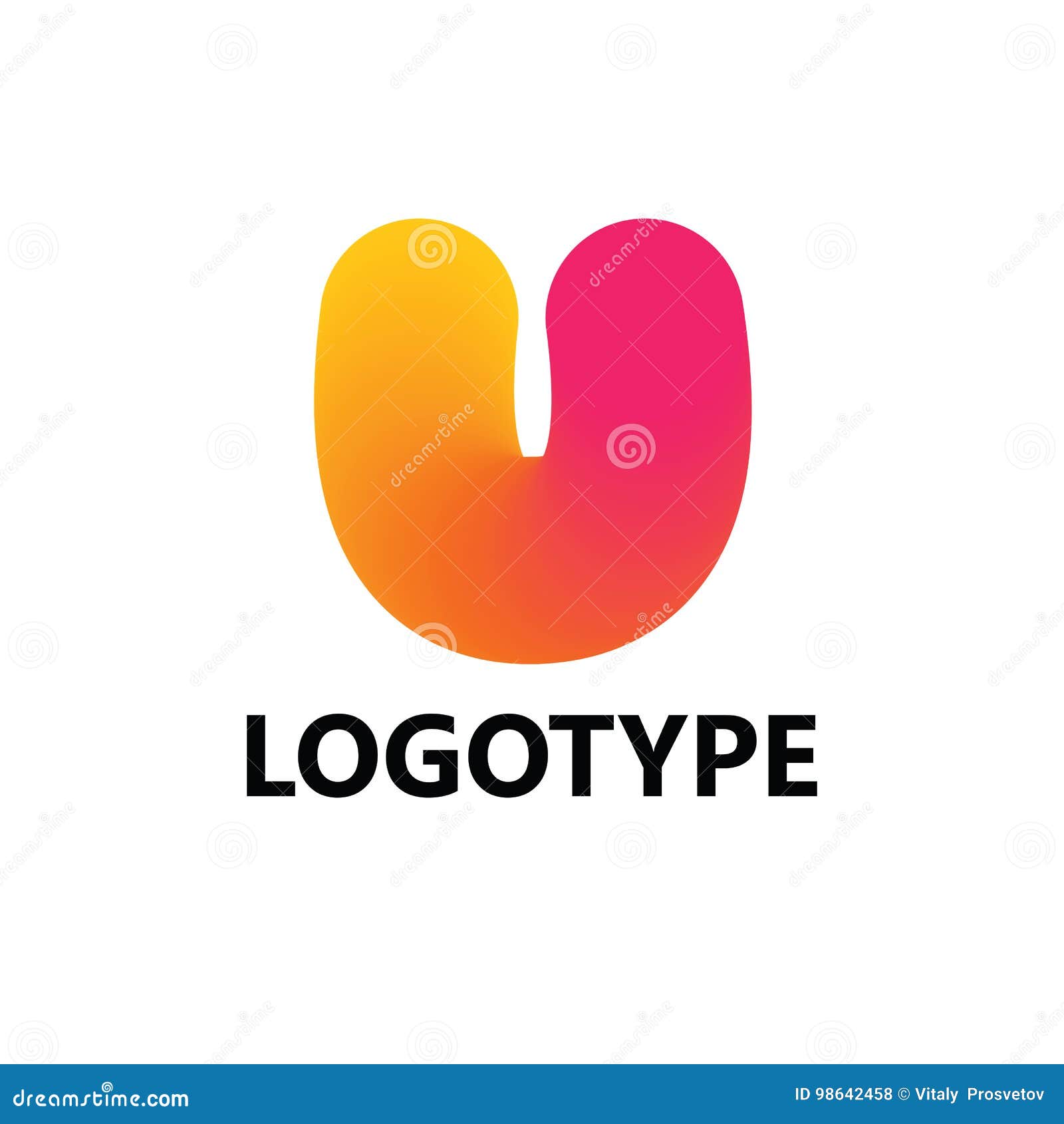 Letter U Logo Icon Design Template Elements Stock Illustration ...