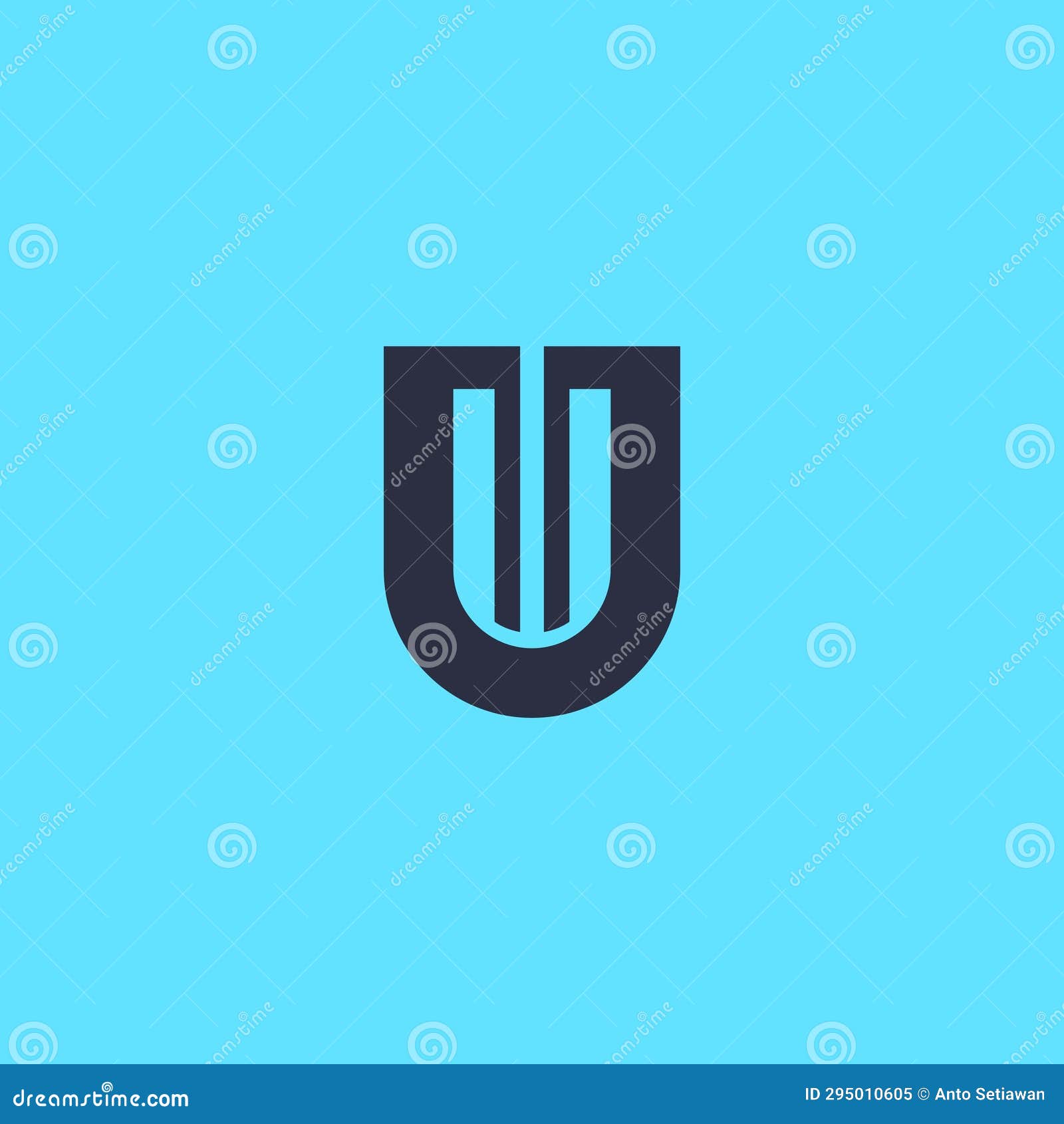 Letter U Logo Modern Design. U Icon Stock Vector - Illustration of ...