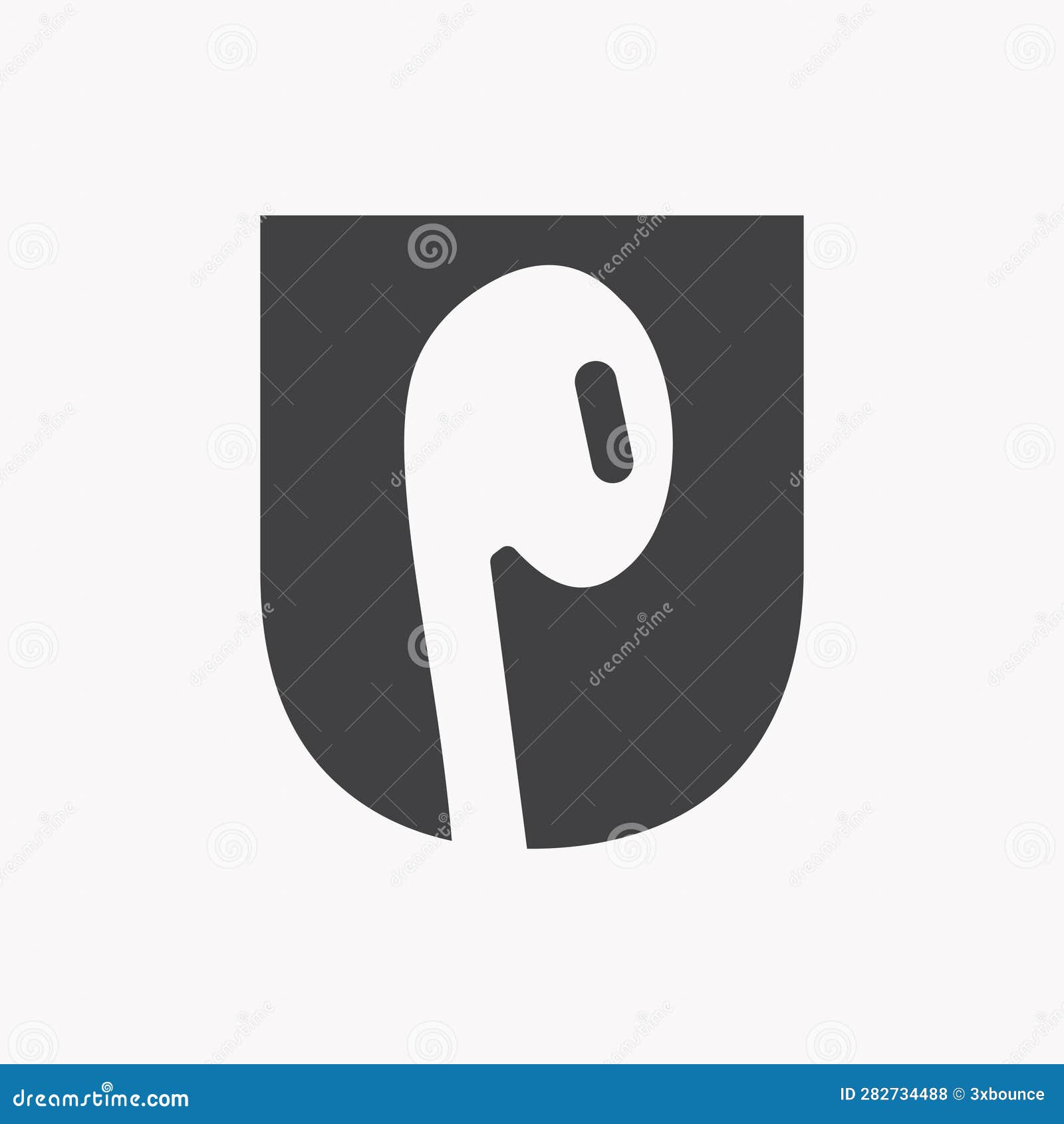 Letter U Music Logo Concept with Earphone Icon Vector Template Stock ...