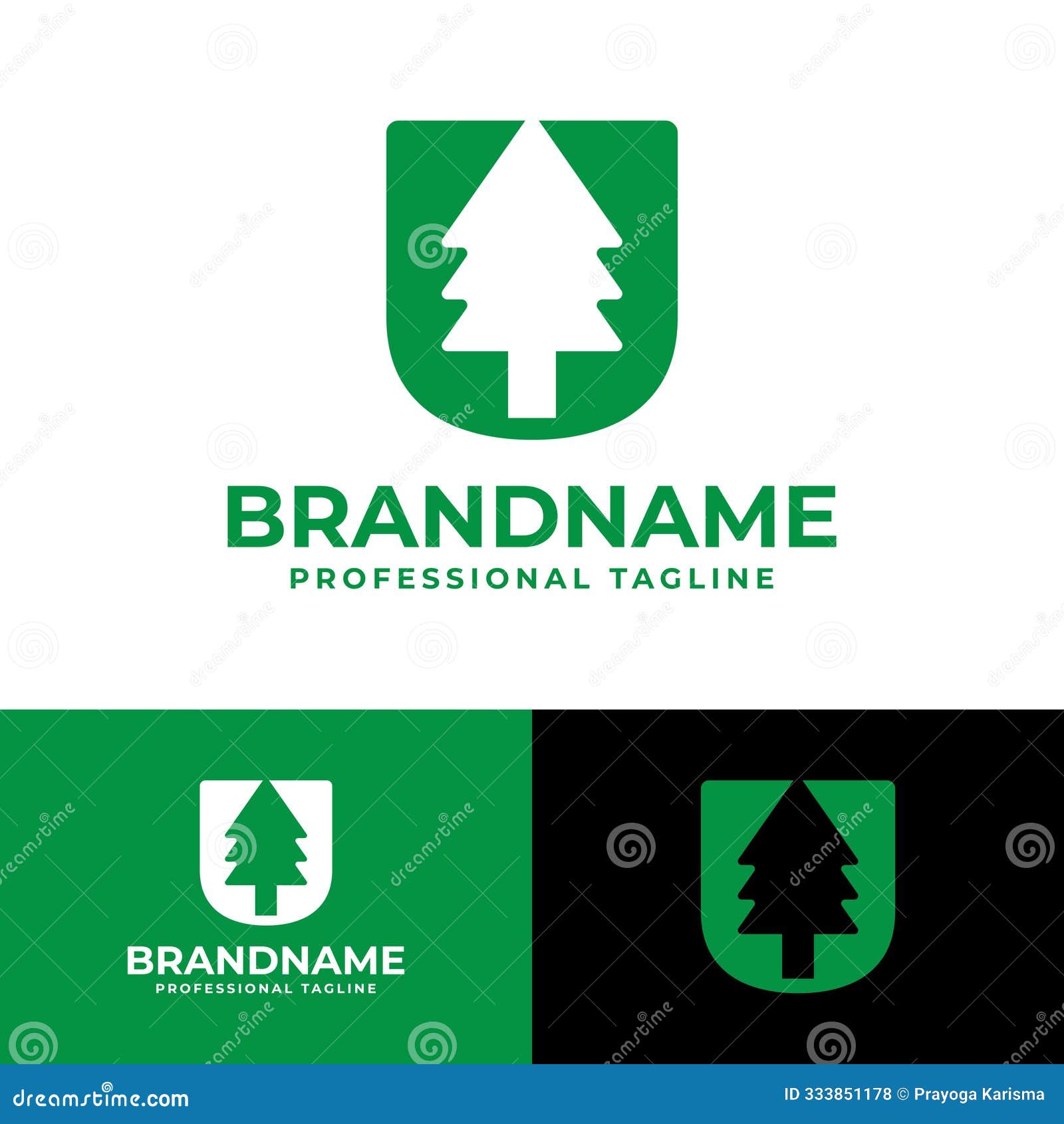 Letter U Tree Logo, for Any Environmental Brands with U Initial Stock ...