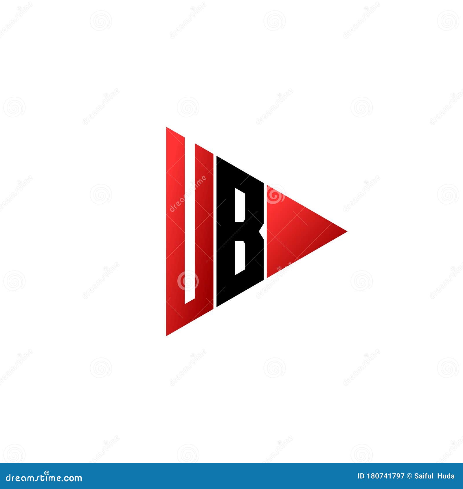 Letter UB Simple Logo Icon Design Vector Stock Vector - Illustration of ...