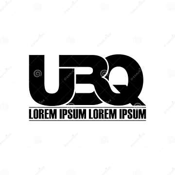 Letter UBQ Simple Monogram Logo Icon Design. Stock Vector ...