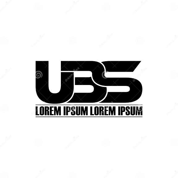 Letter UBS Simple Monogram Logo Icon Design. Stock Vector ...