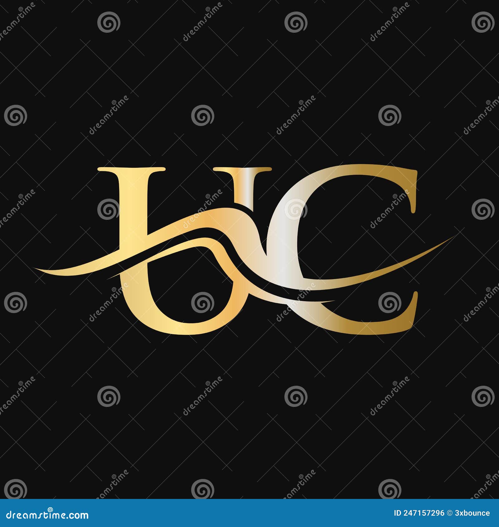 Letter UC Logo Design. Initial UC Logotype Template for Business and ...