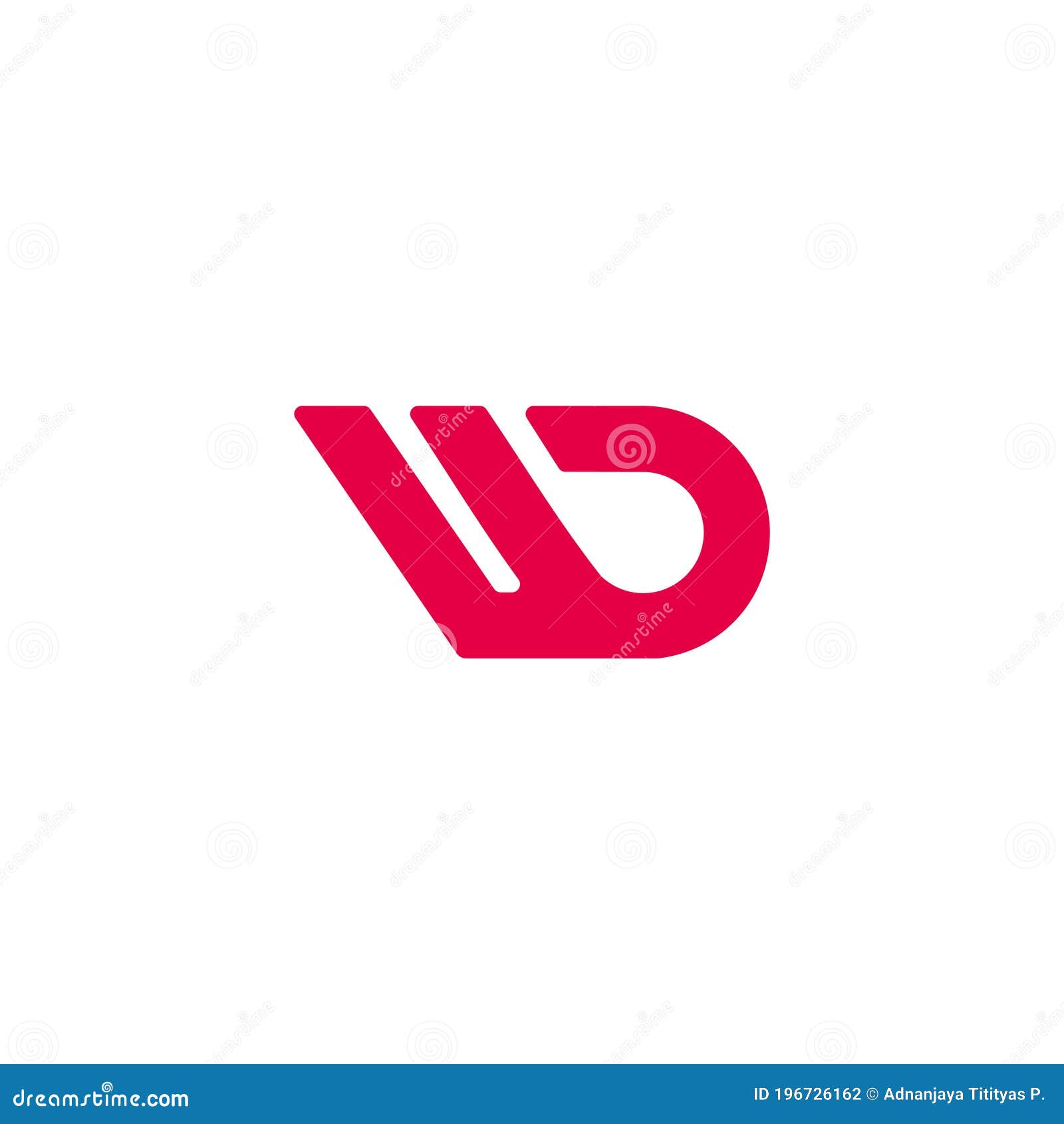 Letter Ud Simple Geometric Line Symbol Logo Vector Stock Vector ...