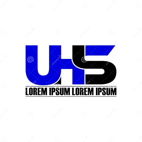 Letter UHS Simple Monogram Logo Icon Design. Stock Vector ...