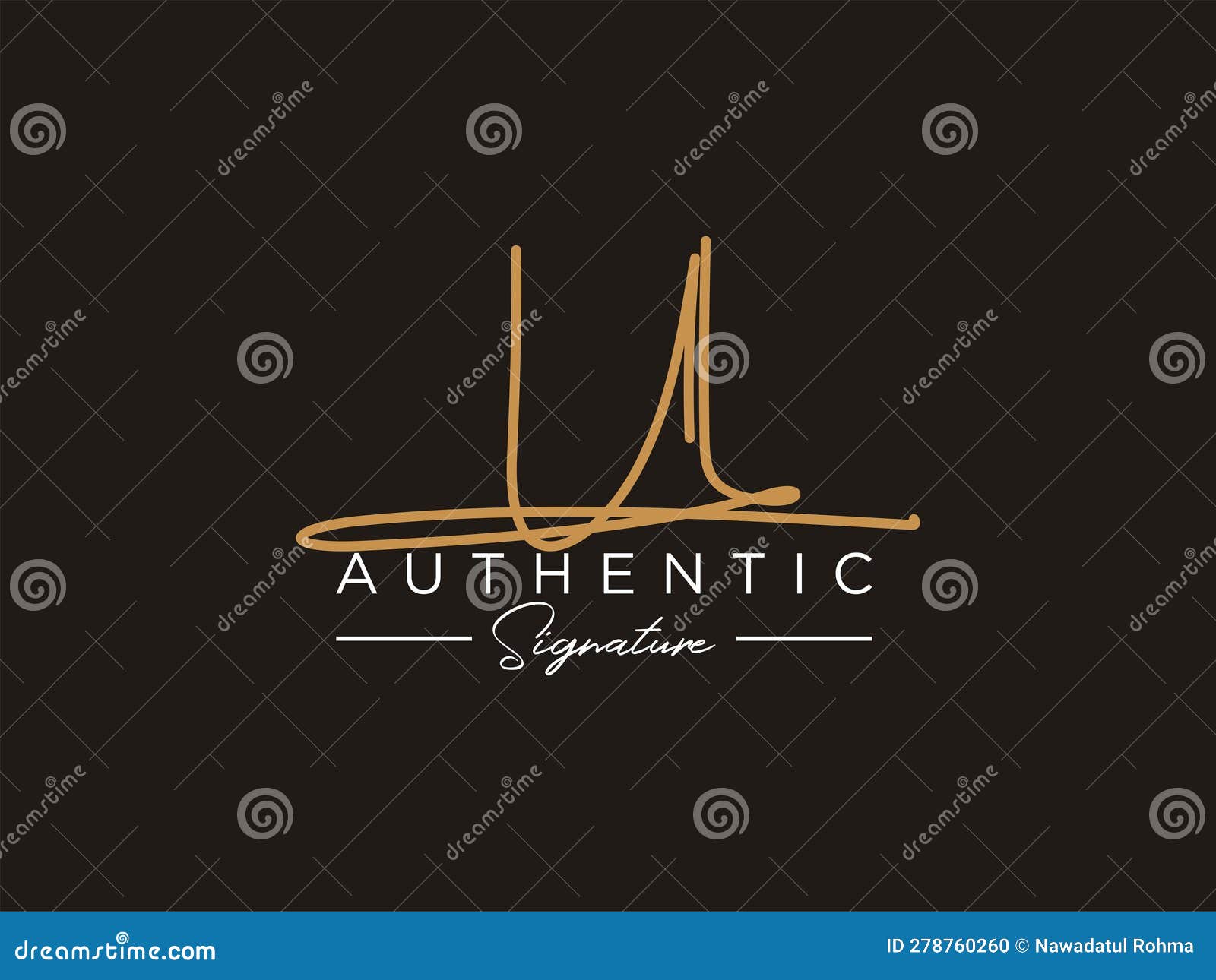 Letter UL Signature Logo Template Vector Stock Vector - Illustration of ...