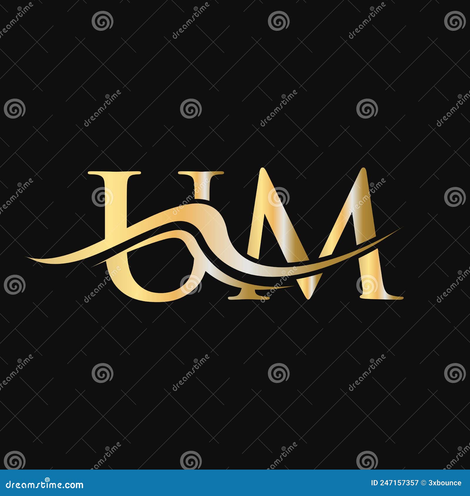 Letter UM Logo Design. Initial UM Logotype Template for Business and ...