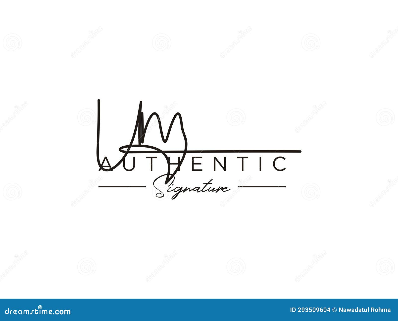 Letter UM Signature Logo Template Vector Stock Vector - Illustration of ...