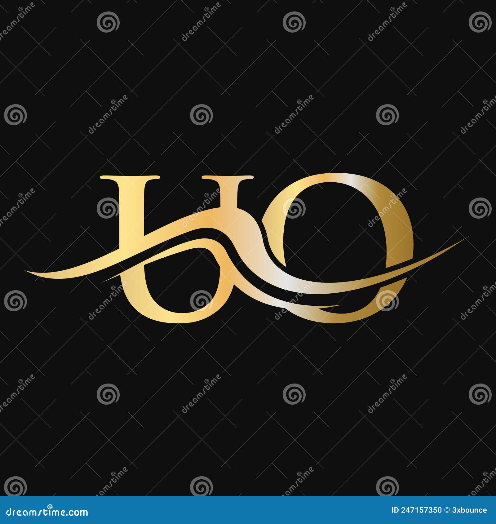 Letter UO Logo Design. Initial UO Logotype Template for Business and ...