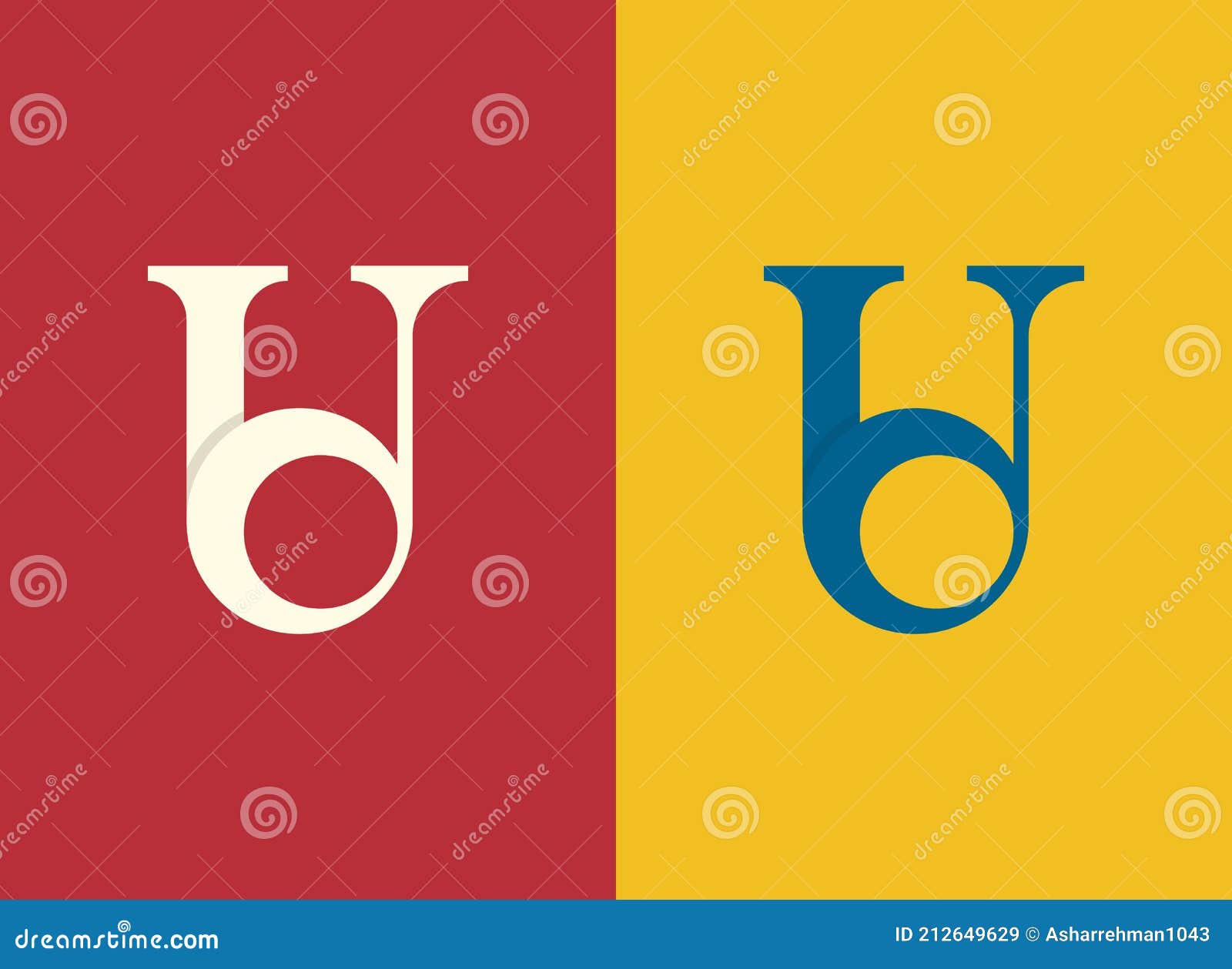 Letter Uo, U O, Ub, U B, or U Logo Icon Monogram Stock Vector ...