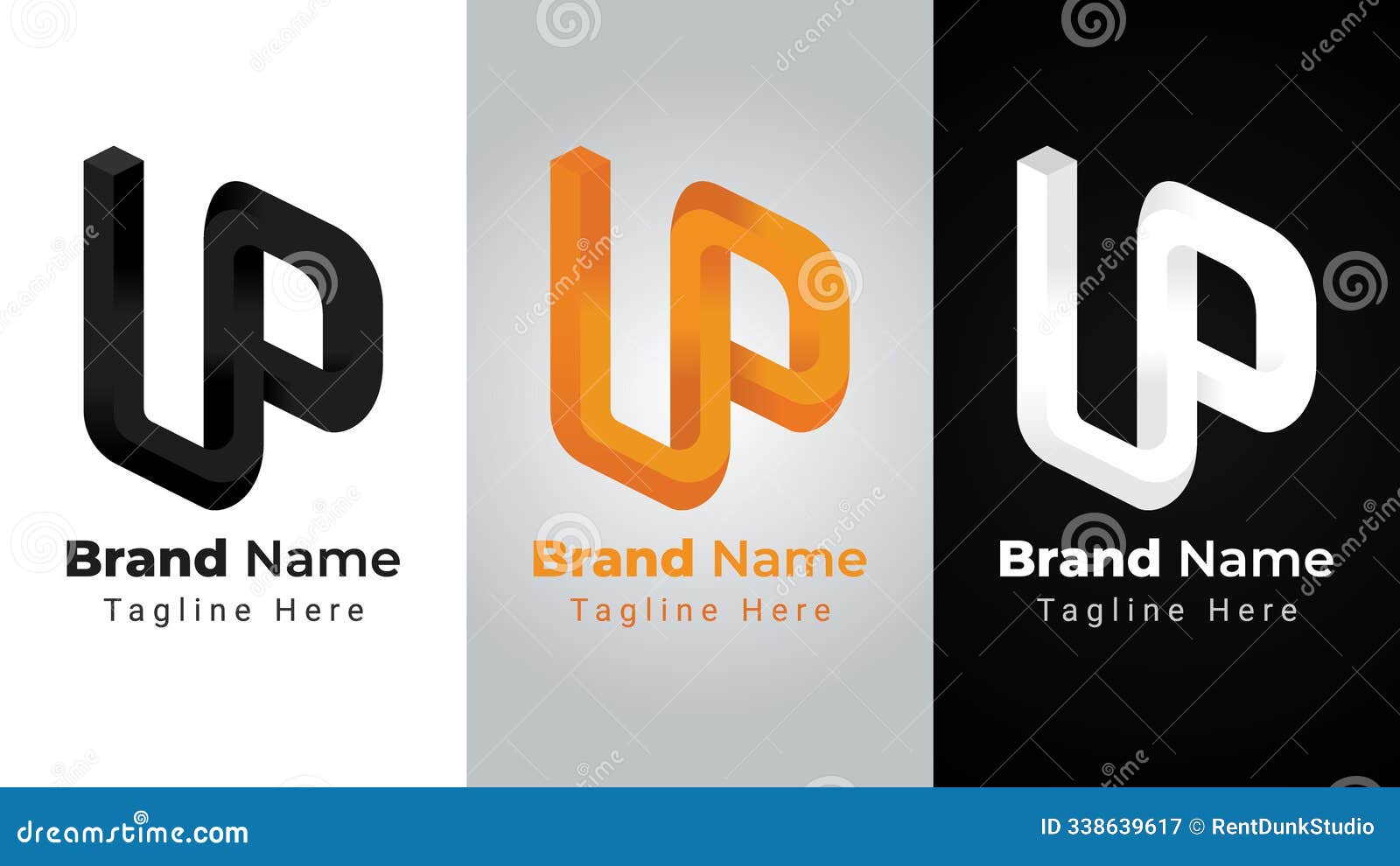 Letter UP Impossible Logo stock vector. Illustration of presentation ...