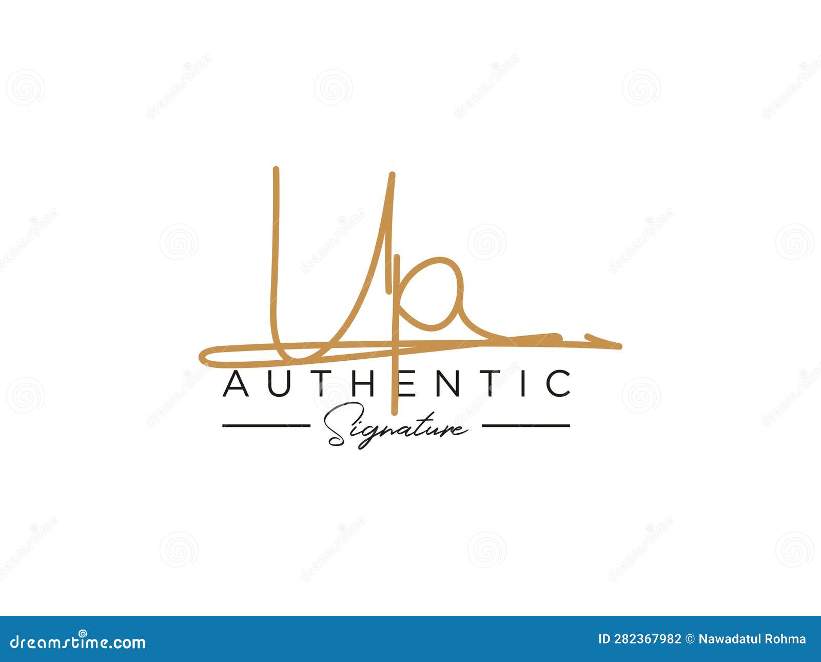 Letter UP Signature Logo Template Vector Stock Vector - Illustration of ...