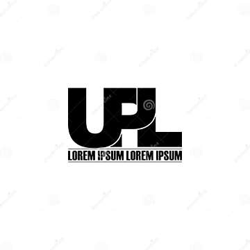 Letter UPL Simple Monogram Logo Icon Design. Stock Vector ...