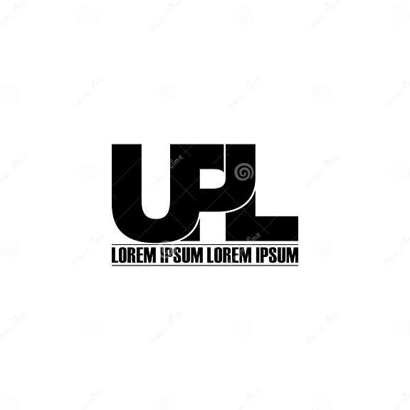 Letter UPL Simple Monogram Logo Icon Design. Stock Vector ...
