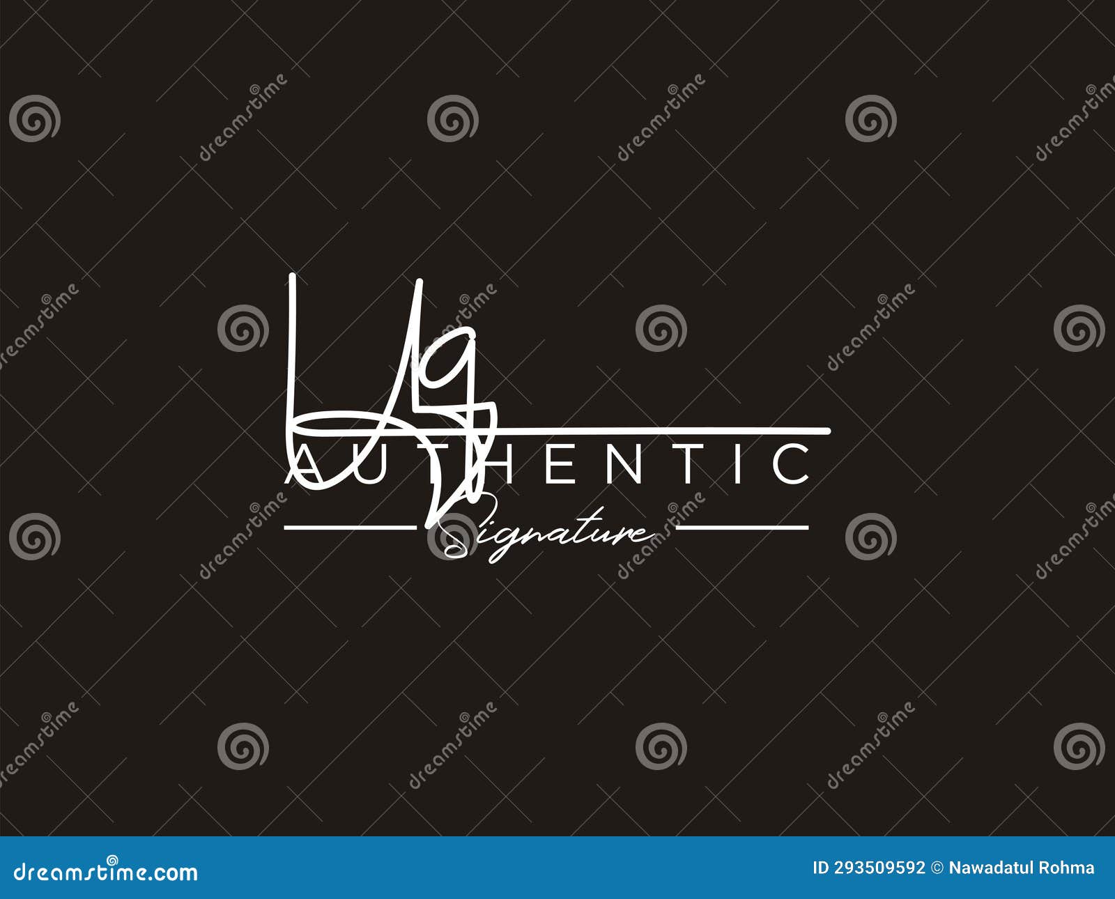 Letter UQ Signature Logo Template Vector Stock Vector - Illustration of ...