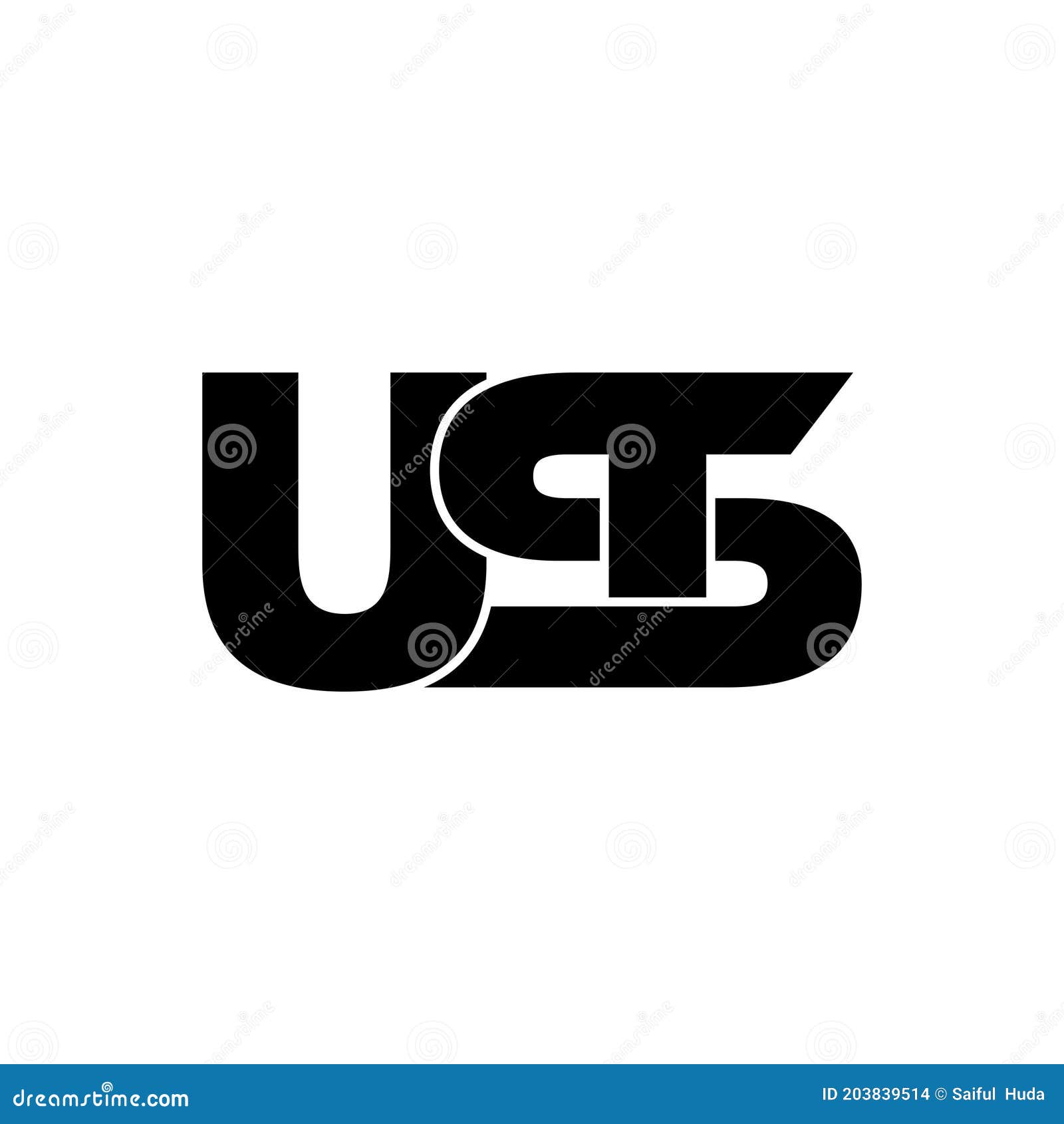 Letter UST Simple Monogram Logo Icon Design. Stock Vector ...