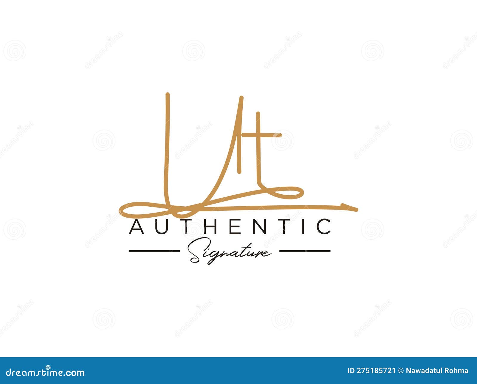 Letter UT Signature Logo Template Vector Stock Vector - Illustration of ...