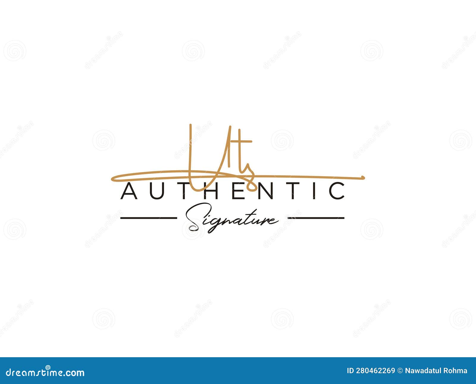 Letter UT Signature Logo Template Vector Stock Vector - Illustration of ...